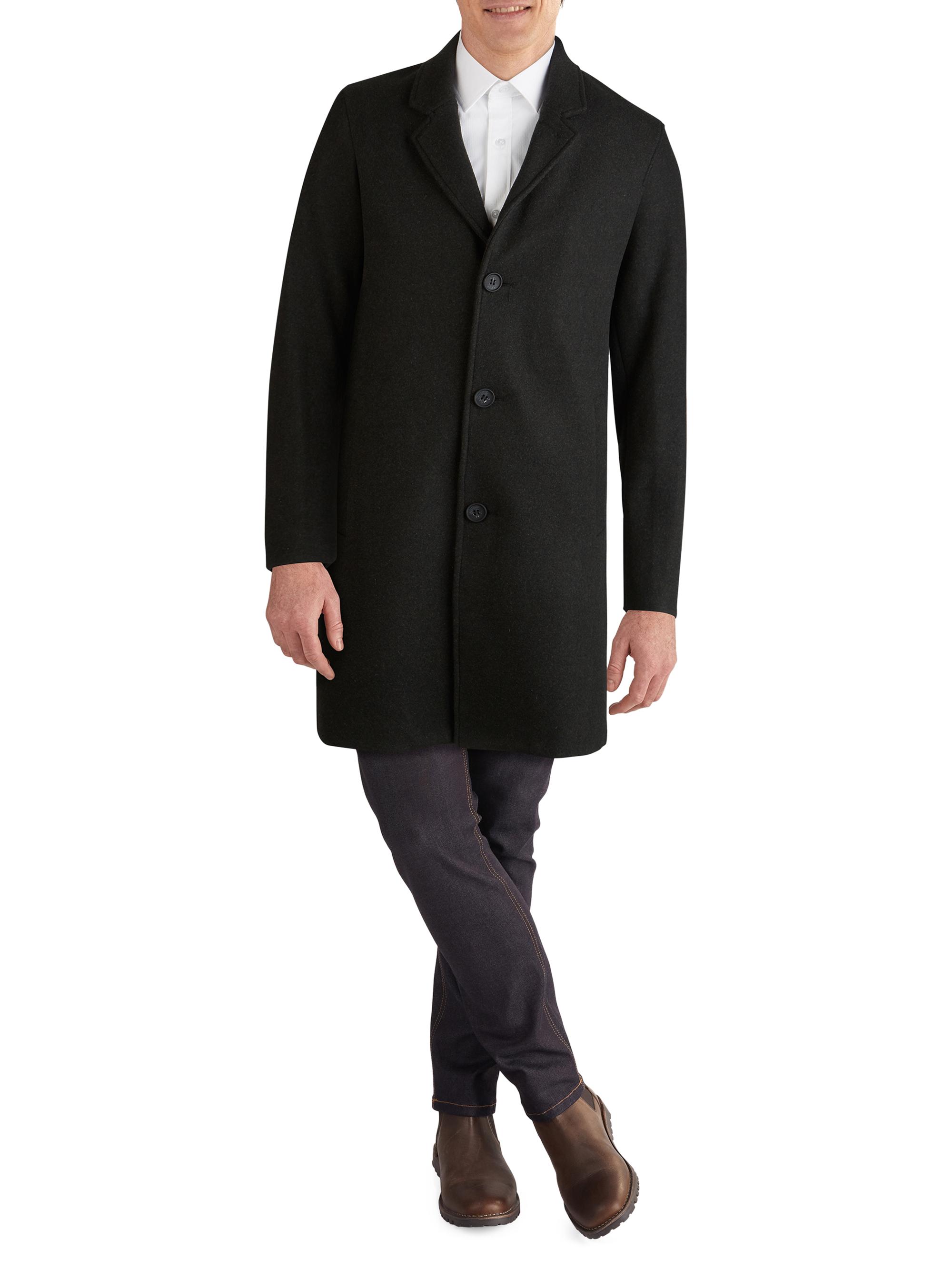 Cole Haan Single-Breasted Top Coat