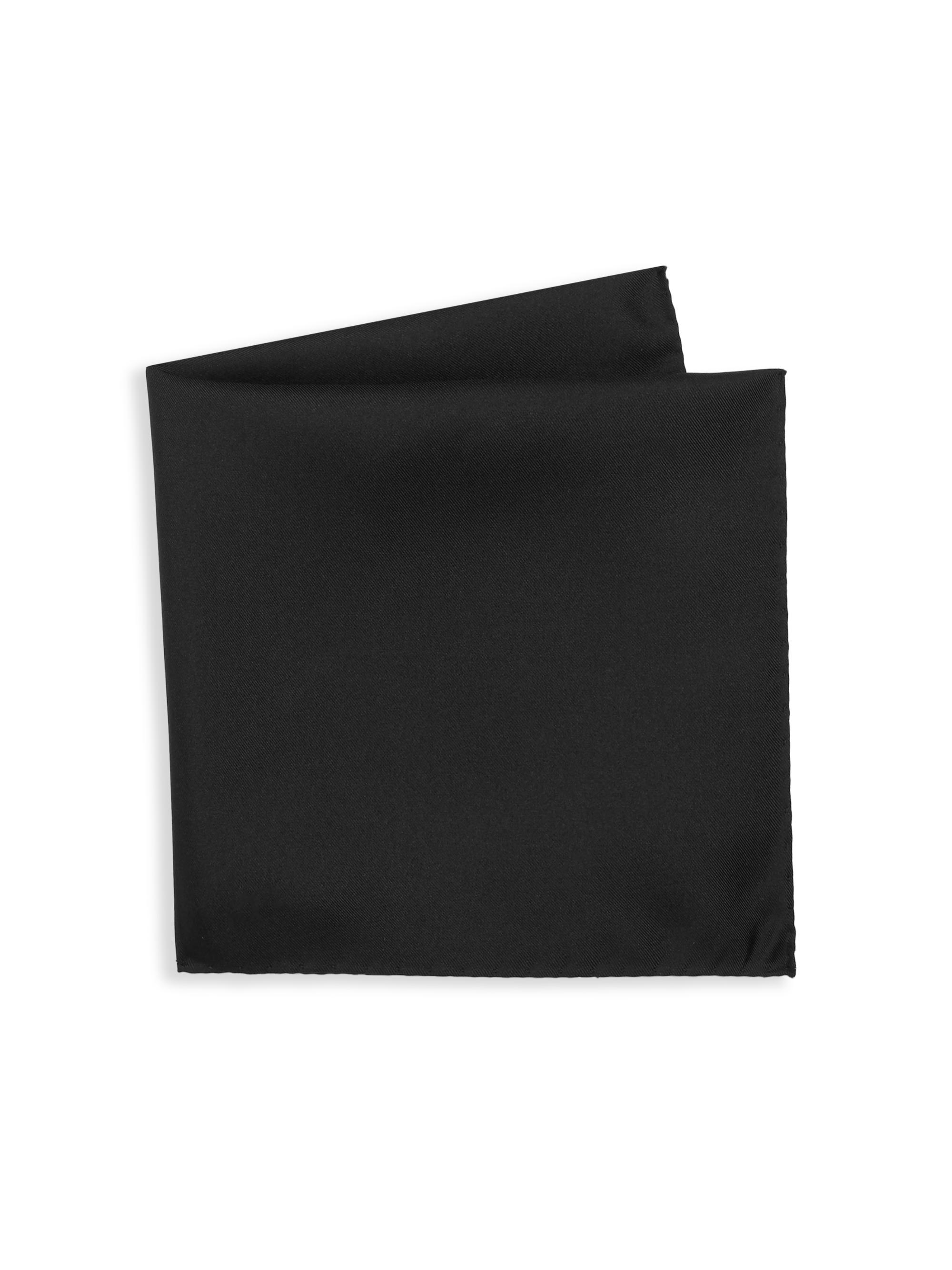 Click here for Saks Fifth Avenue Mens Solid Silk Pocket Square -... prices