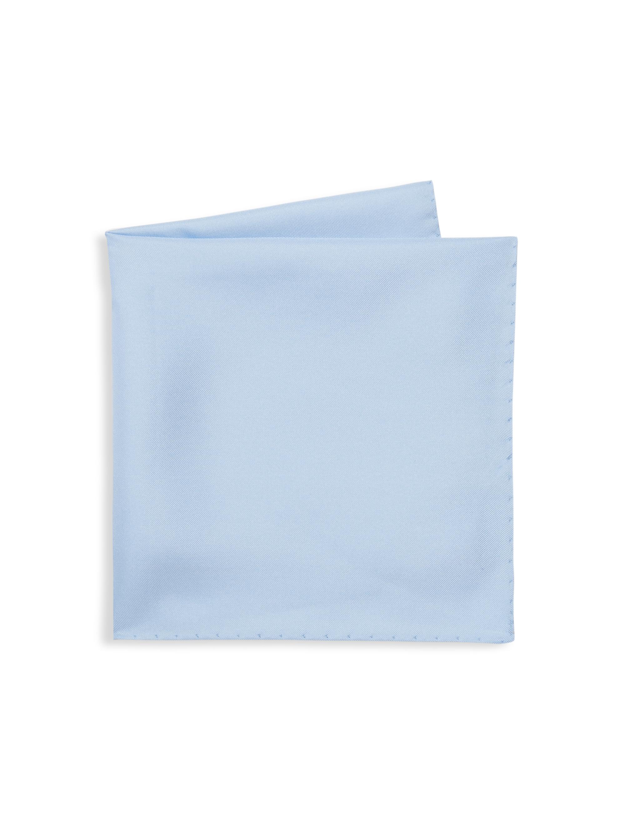 Click here for Saks Fifth Avenue Mens Solid Silk Pocket Square -... prices