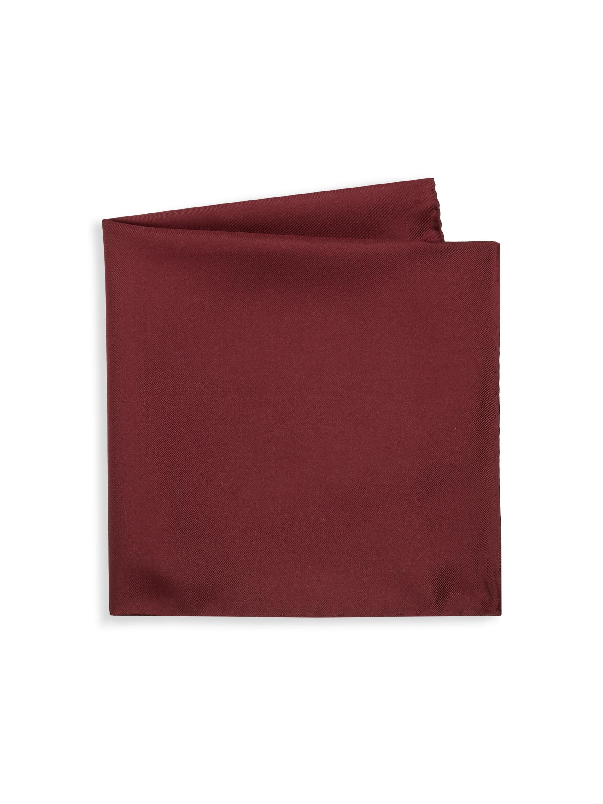 Click here for Saks Fifth Avenue Mens Solid Silk Pocket Square -... prices