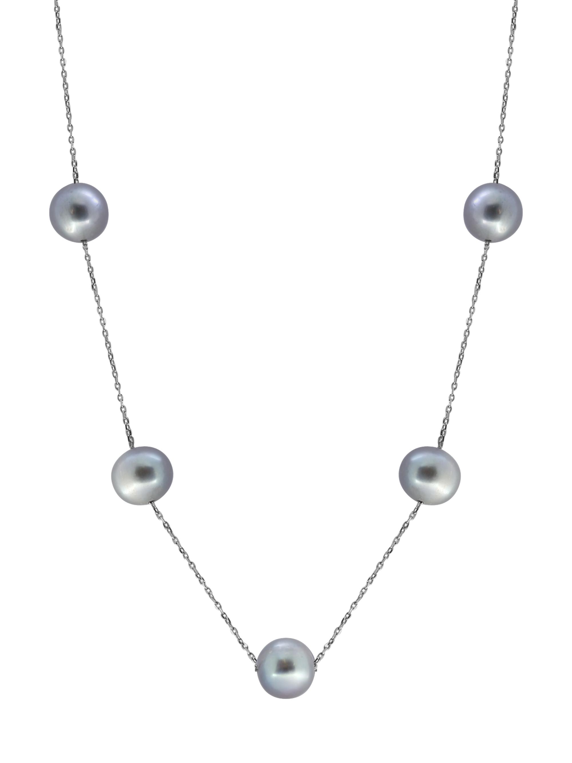 Click here for Effy 925 Sterling Silver & 11MM Gray Pearl Station... prices