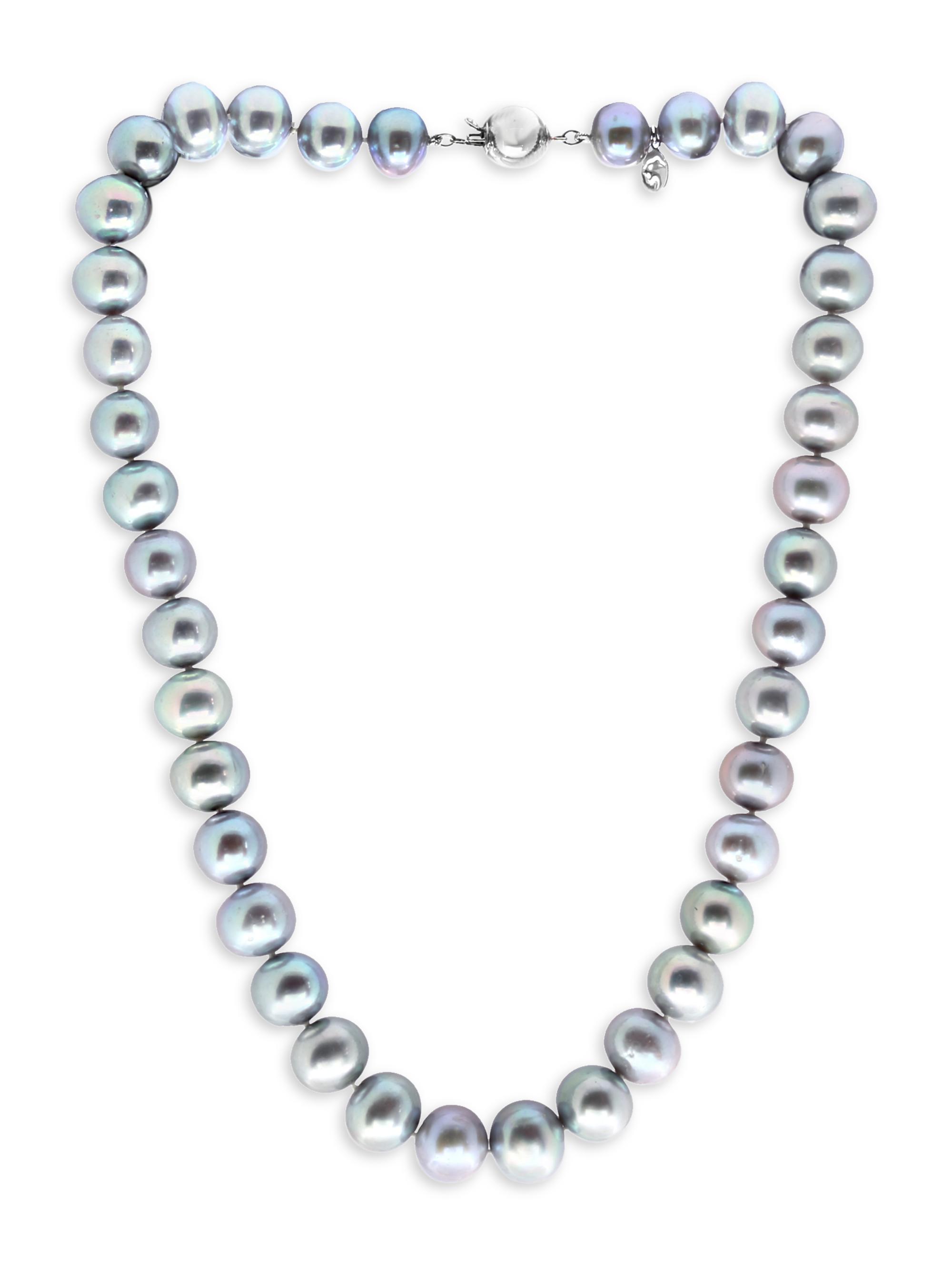 Click here for Effy 925 Sterling Silver & 10MM Freshwater Pearl N... prices