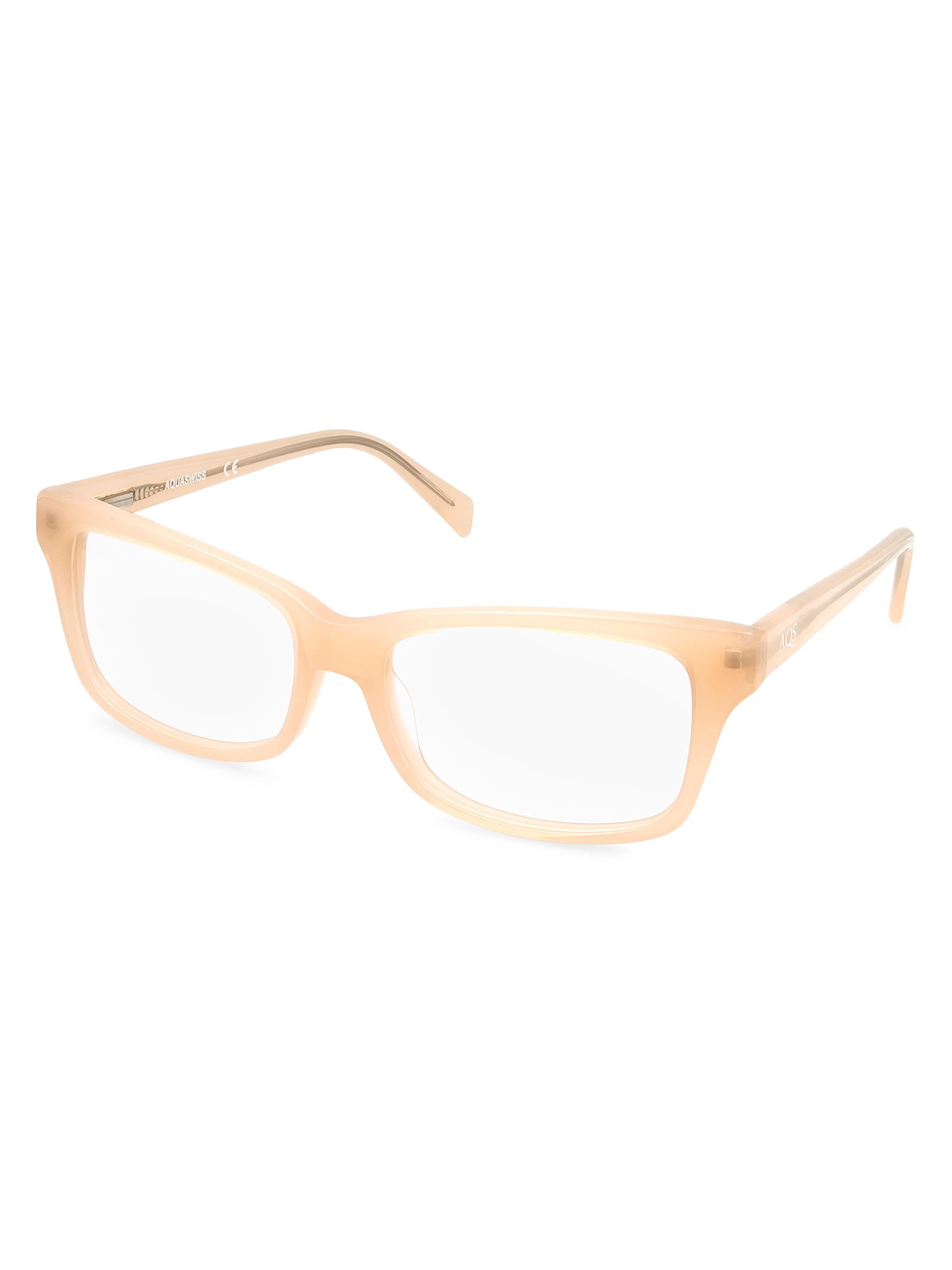 Click here for Aqs Sylvester 51MM Square Eyeglasses - Beige prices