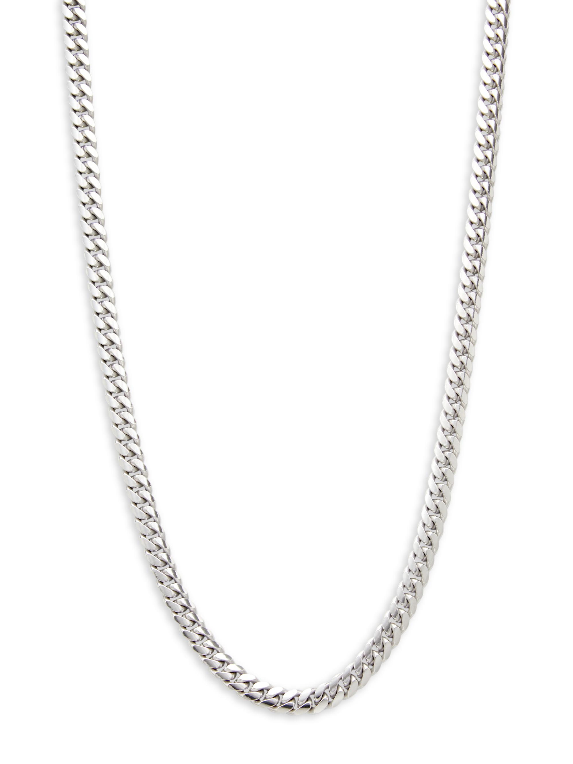 Click here for Effy Mens Sterling Silver Miami Cuban Link Chain N... prices