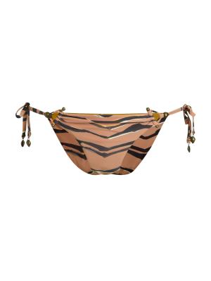 Red Carter Swim Animal-Print Triangle Bikini Bottom on SALE | Saks OFF 5TH
