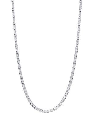 Nephora 14K White Gold Diamond Tennis Necklace on SALE | Saks OFF 5TH