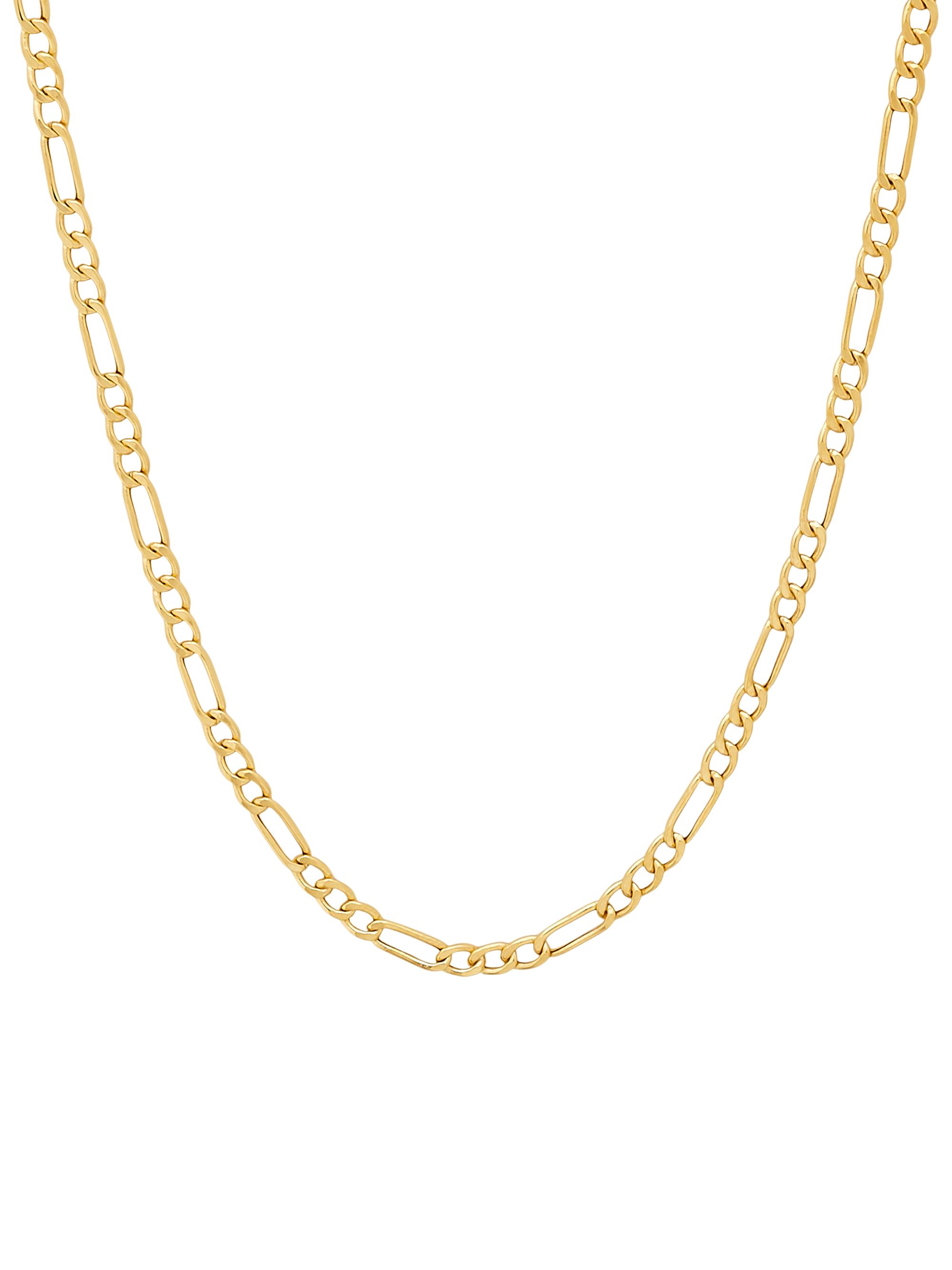 Bloomingdales Fine Collection 14K Yellow Gold Figaro Chain Necklace  18