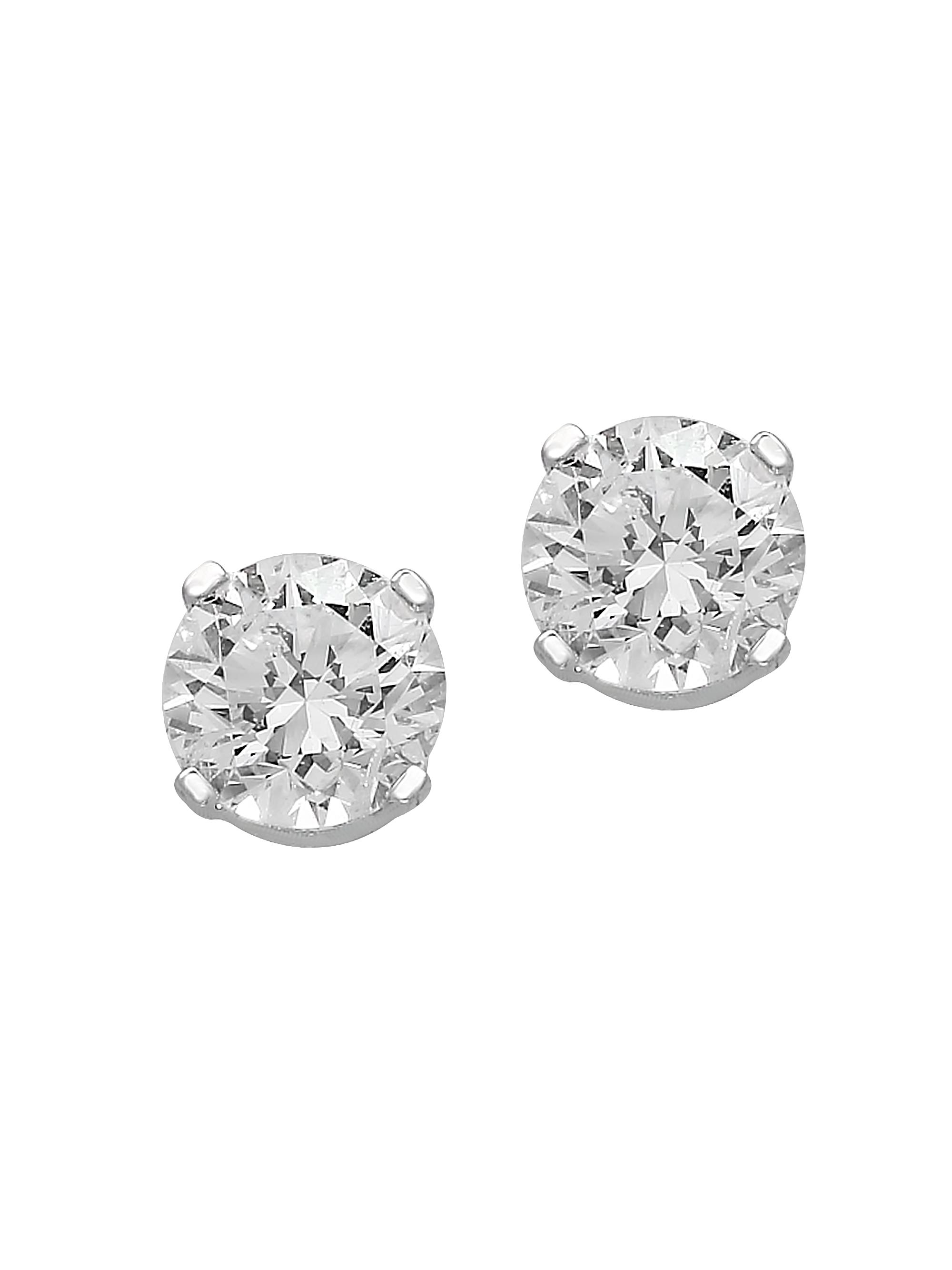 Click here for Effy Womens 14K White Gold & 0.32 TCW Diamond Stud... prices