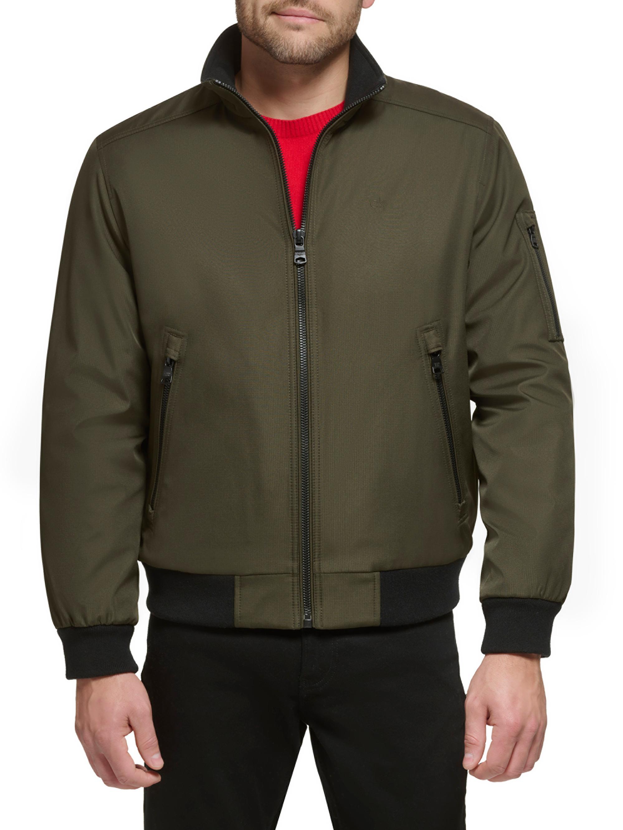 Click here for Calvin Klein Mens Classic Zip-Front Ripstop Bomber... prices