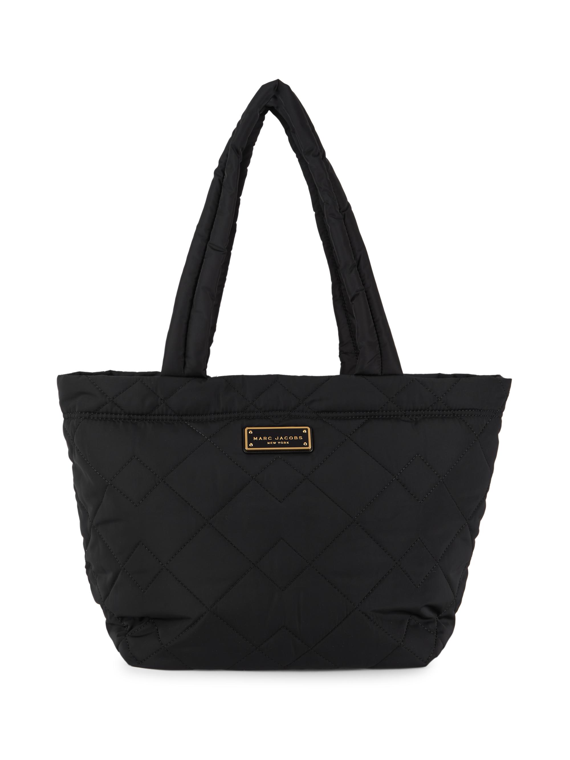 Click here for Marc Jacobs Womens Medium Quilted Tote - Black prices