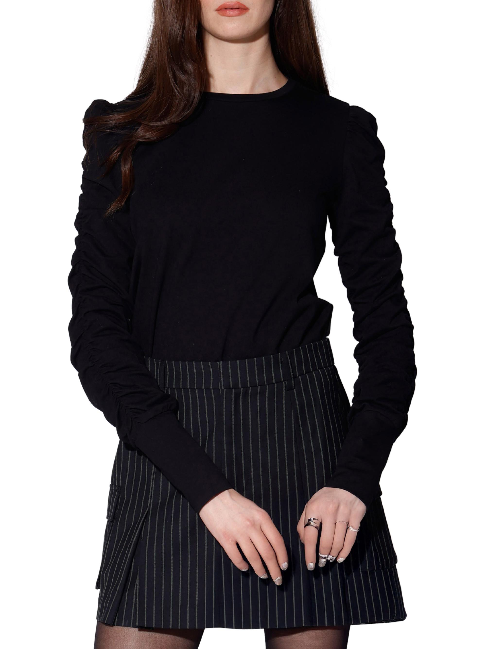 Click here for Walter Baker Womens Ruched Long-Sleeve T-Shirt - B... prices