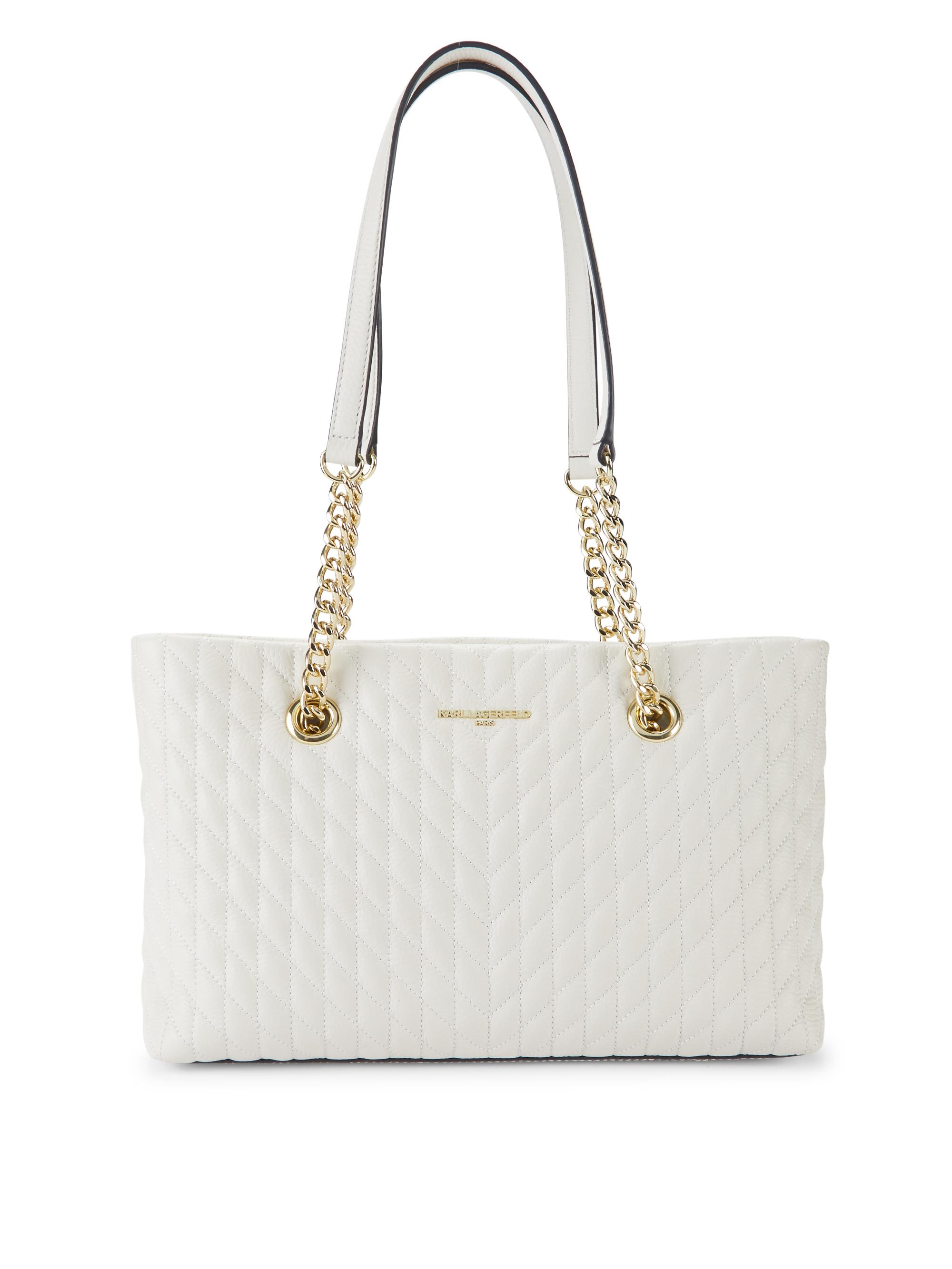 Click here for Karl Lagerfeld Paris Womens Karolina Chain Tote -... prices