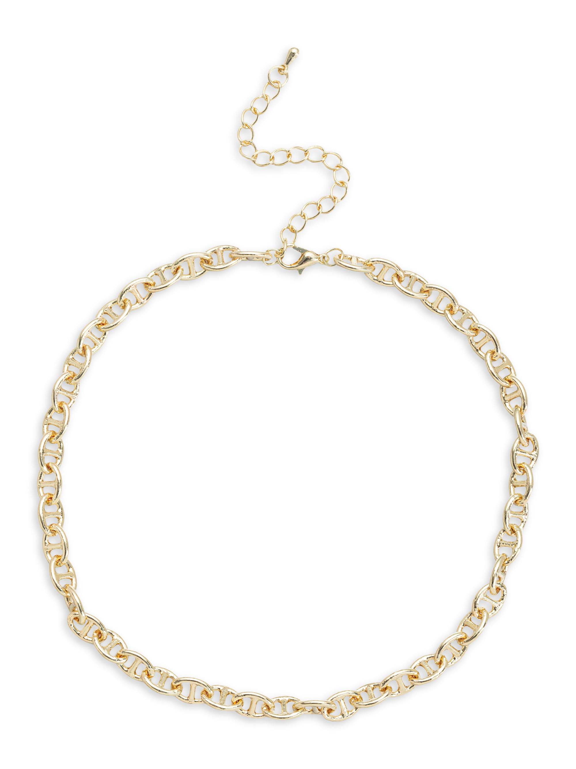 Click here for Eye Candy LA Womens Luxe 24K Goldplated Chain-Link... prices