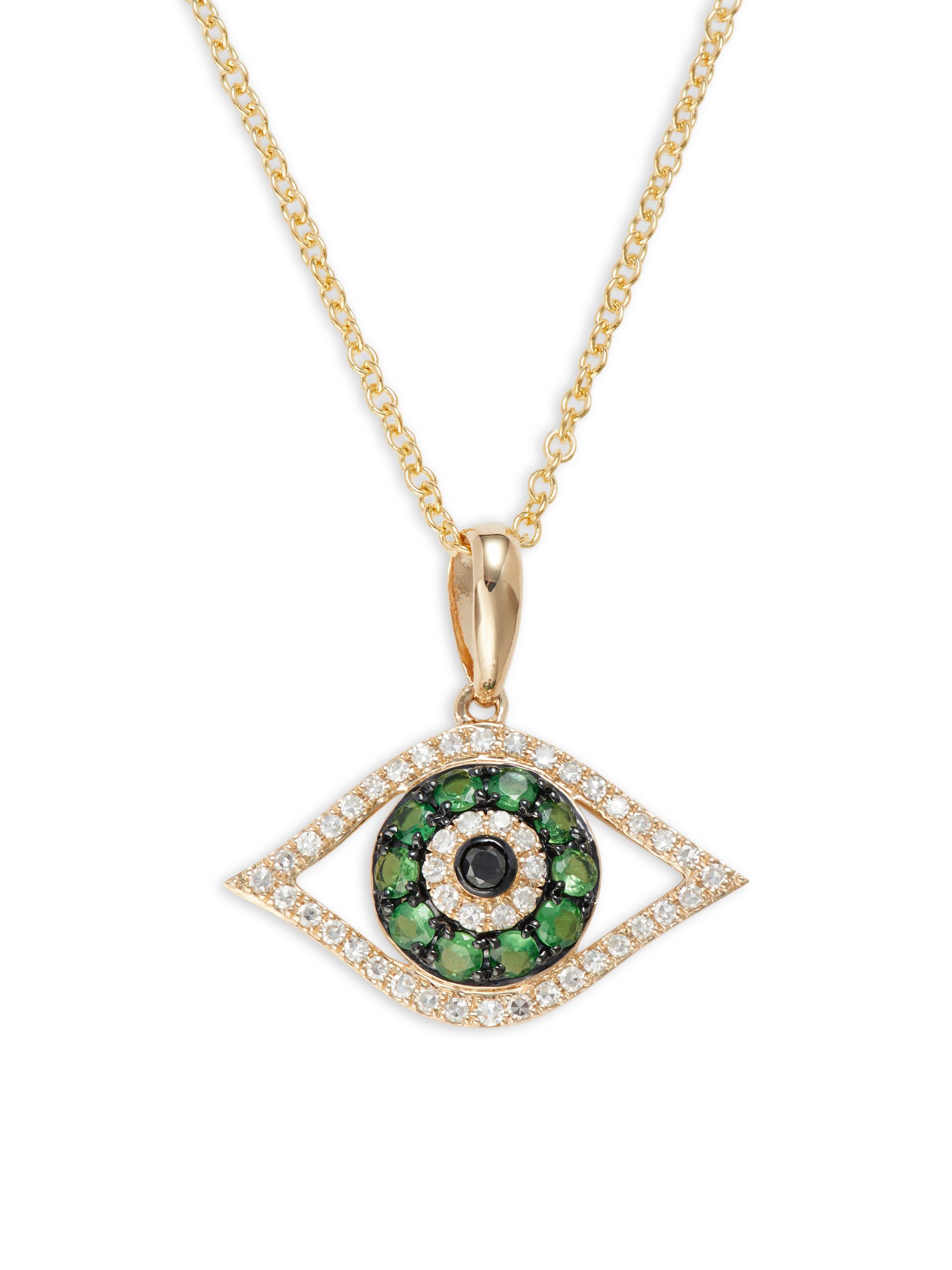 Click here for Effy Tsavorite (1/5 ct. t.w.) & Diamond (1/8 ct. t... prices