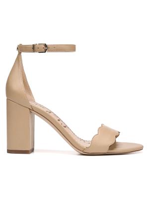 Sam Edelman Odila Scallop Leather Sandals on SALE | Saks OFF 5TH