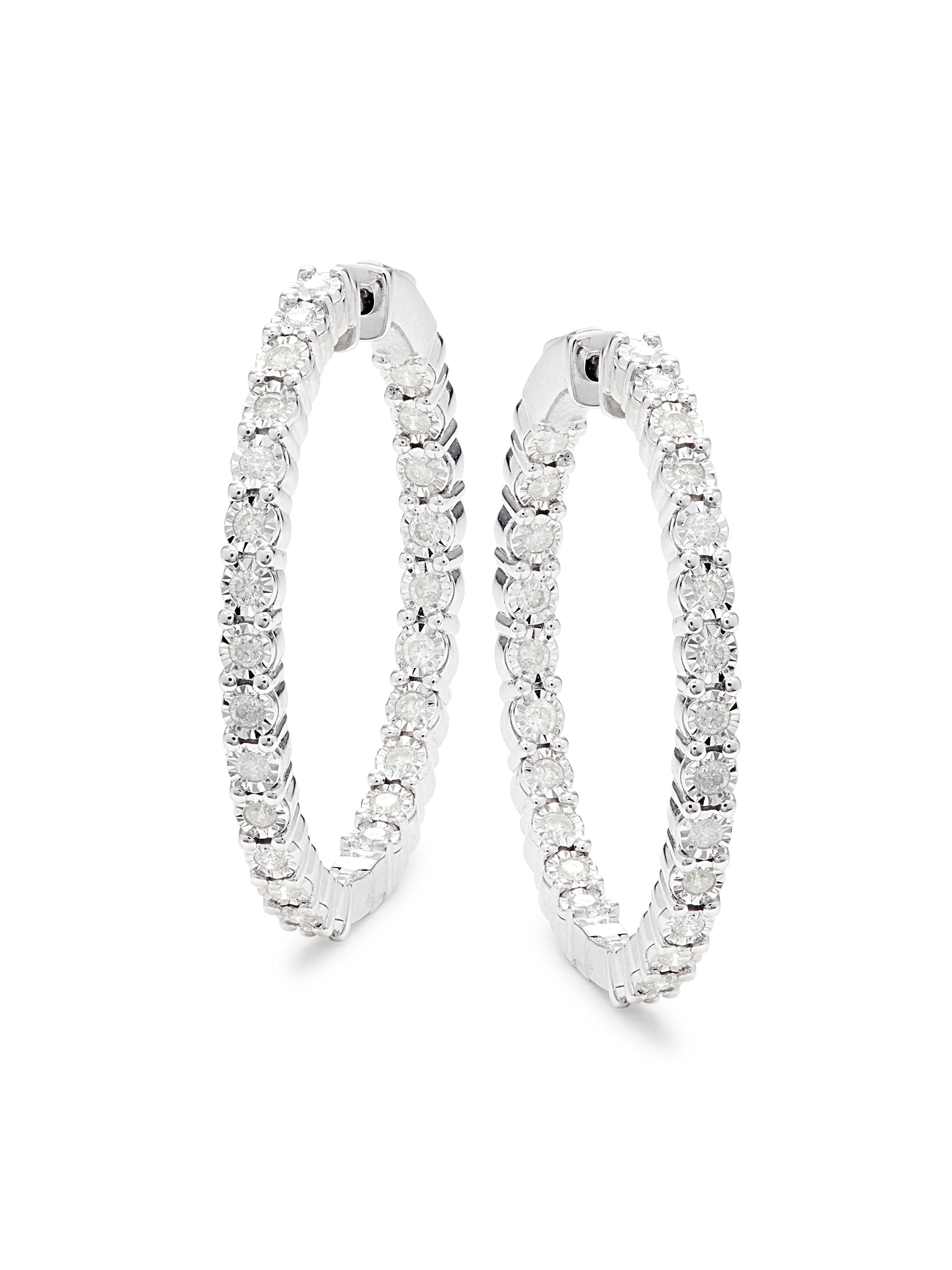 Click here for Effy Eny Womens Sterling Silver & 1.08 TCW Diamond... prices