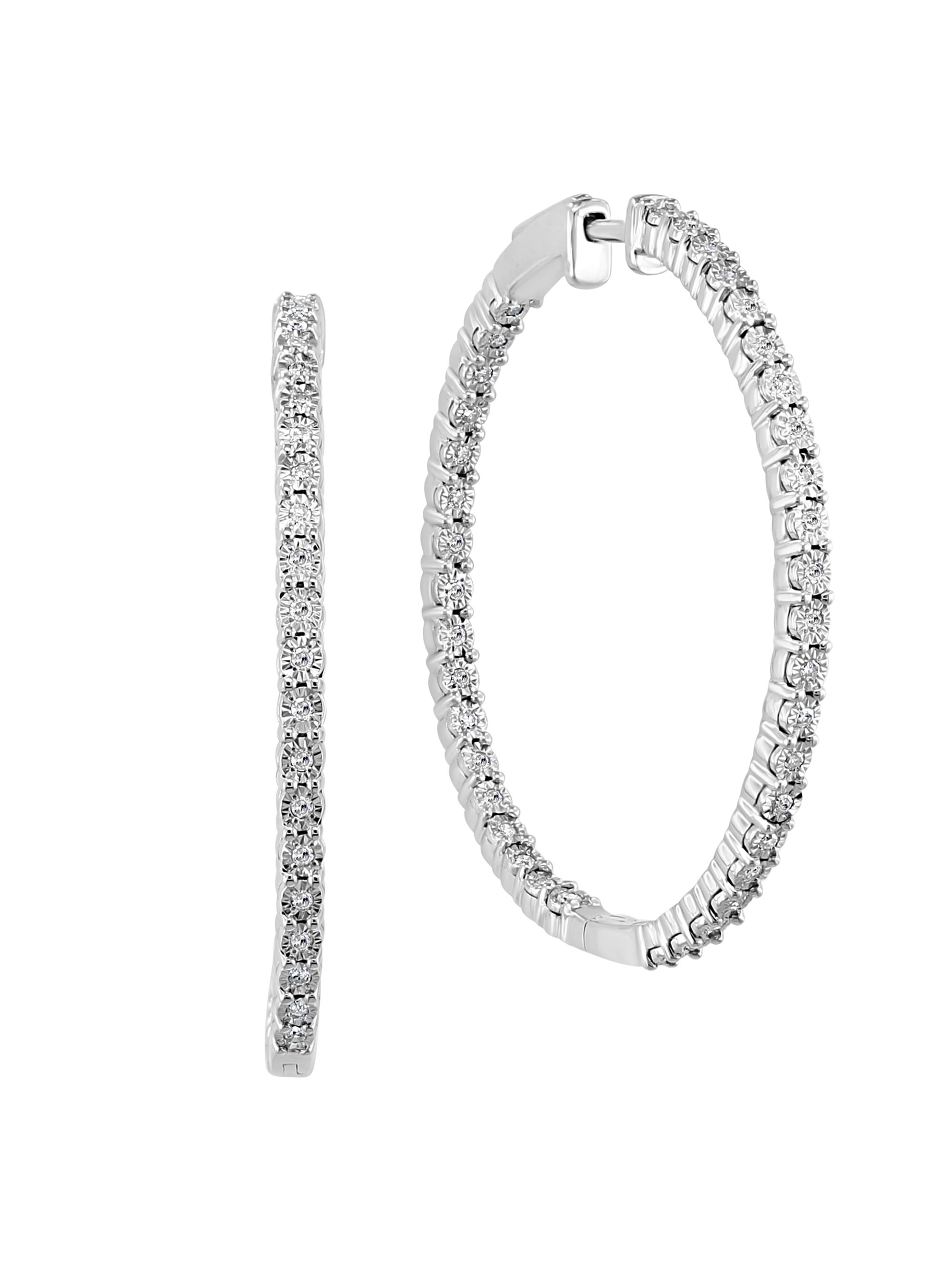 Click here for Effy Eny Womens Sterling Silver & 0.46 TCW Diamond... prices