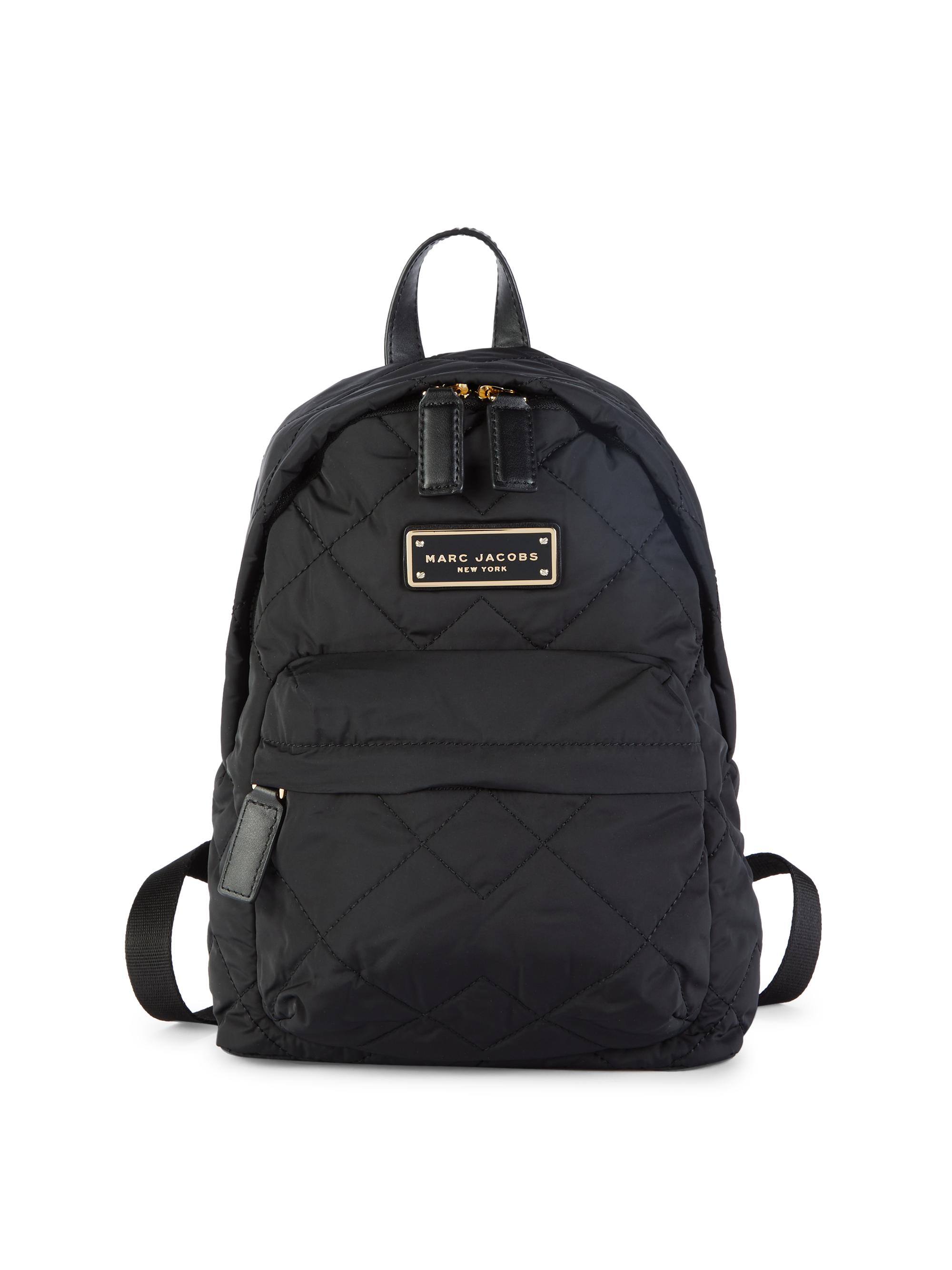 Click here for Marc Jacobs Womens Mini Quilted Backpack - Black prices