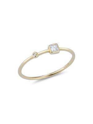 Nephora 14K Yellow Gold & 0.12 TCW Diamond Bezel Ring on SALE | Saks ...