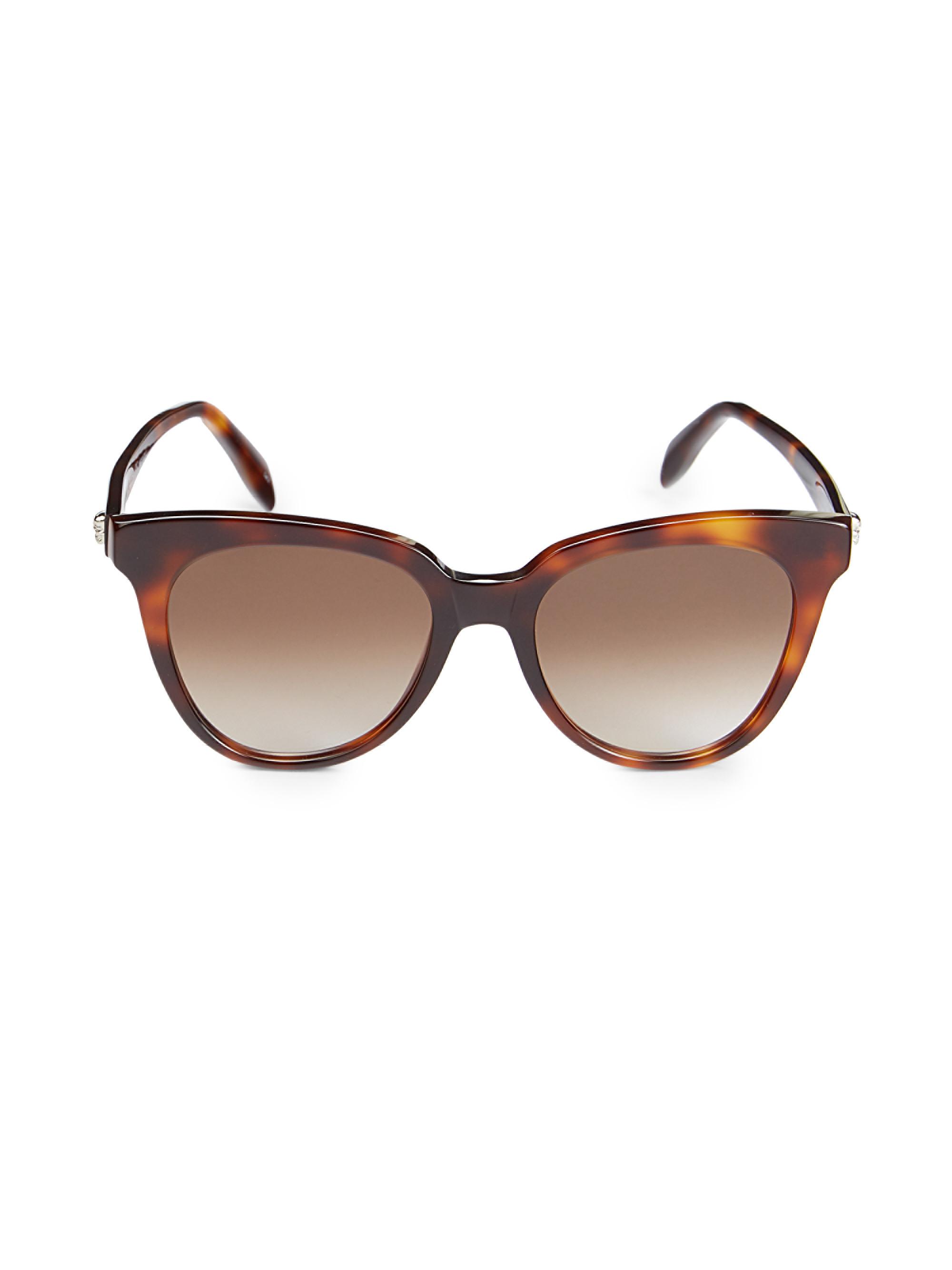 Click here for Mcqueen Womens 53MM Oval Sunglasses - Havana prices