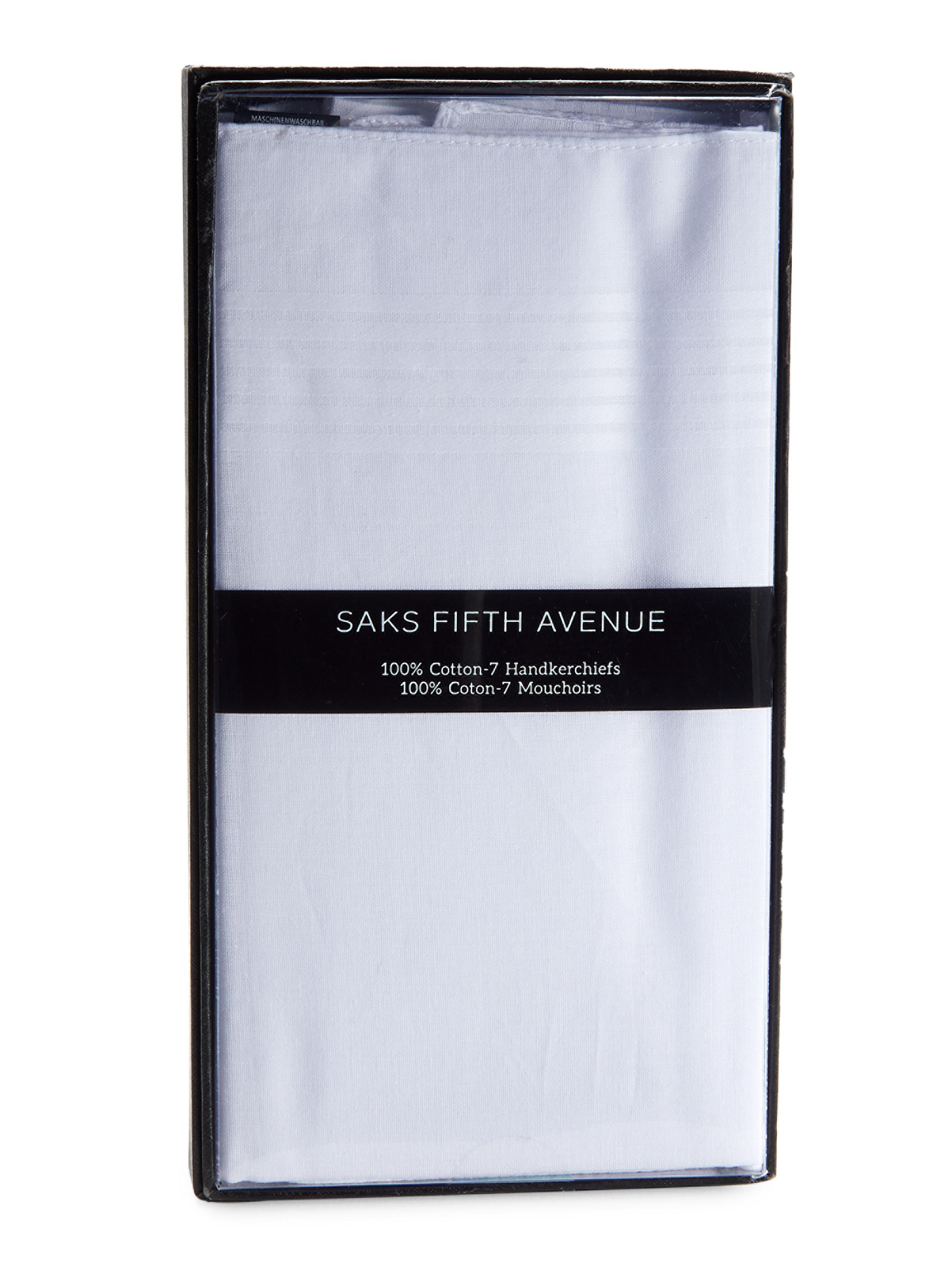 Click here for Saks Fifth Avenue Mens 7-Piece Cotton Handkerchief... prices