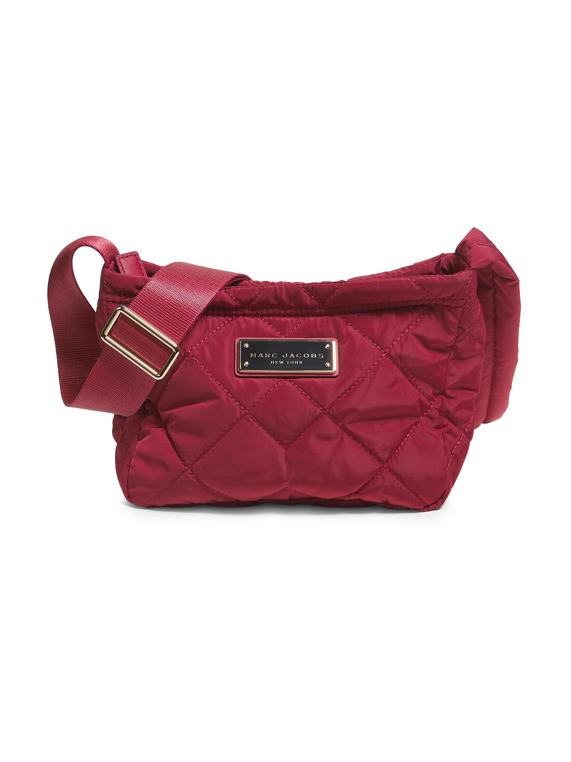 Click here for Marc Jacobs Womens Quilted Logo Crossbody Bag - Si... prices