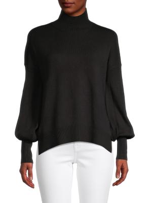 French Connection Dropped-Shoulder Highneck Sweater on SALE | Saks OFF 5TH