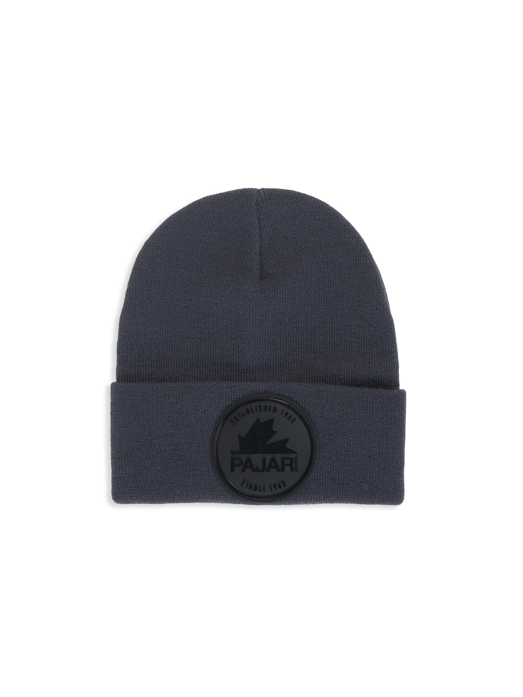 Click here for Pajar Mens Ribbed Logo Beanie - Graphite prices