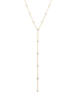 Nephora 14K Yellow Gold & 0.50 TCW Diamond Lariat Necklace on SALE ...