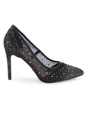 BCBGeneration Hivana Embellished Mesh Pumps on SALE | Saks OFF 5TH
