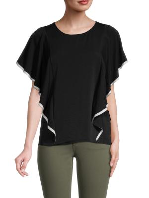 P. Luca Milano Cascade-Sleeve Top on SALE | Saks OFF 5TH