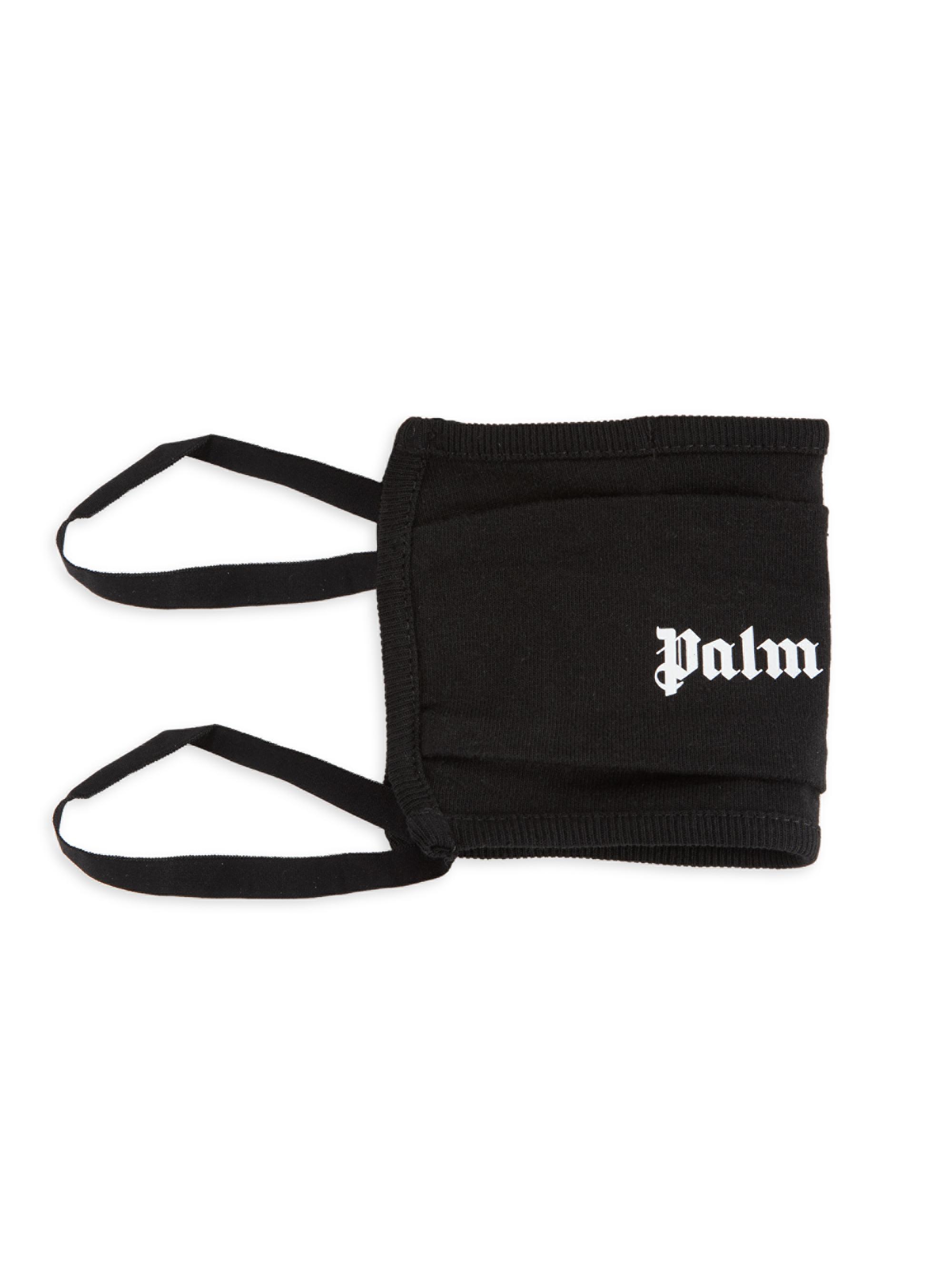 Click here for Palm Angels Logo Face Mask - Black White prices