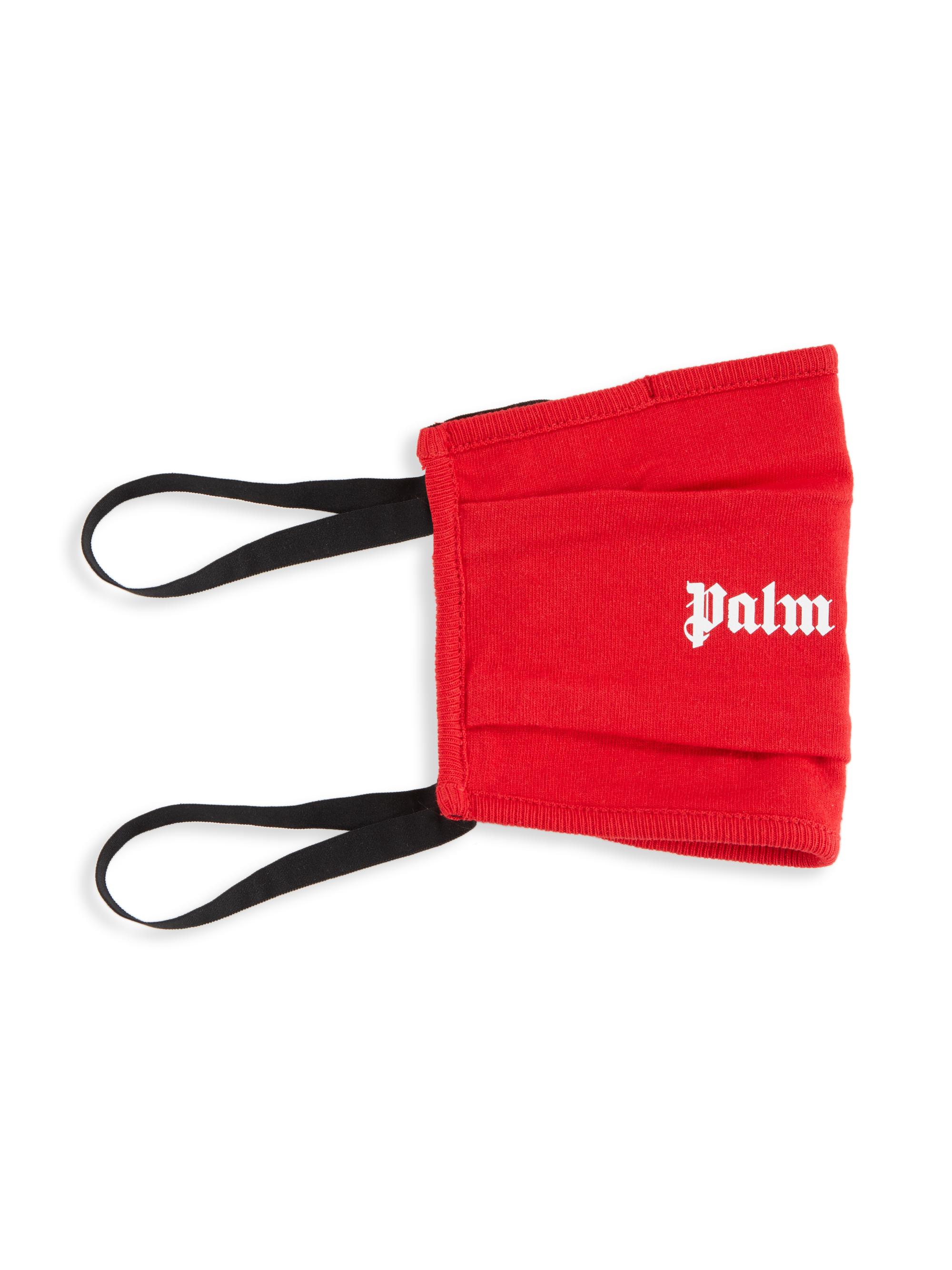 Click here for Palm Angels Logo Face Mask - Red White prices
