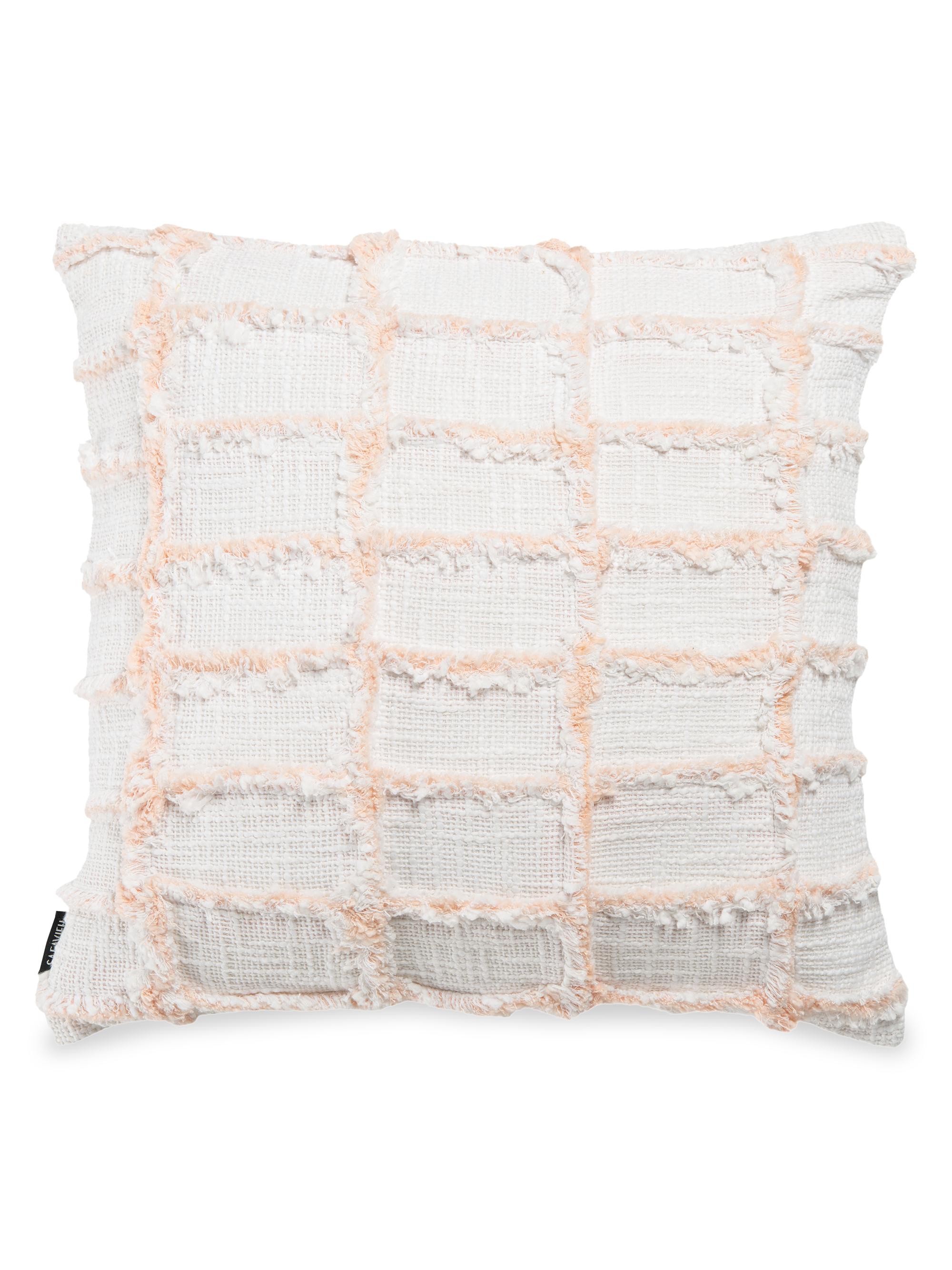 Click here for Safavieh Lonis 18 x 18 Pillow - White/pink prices