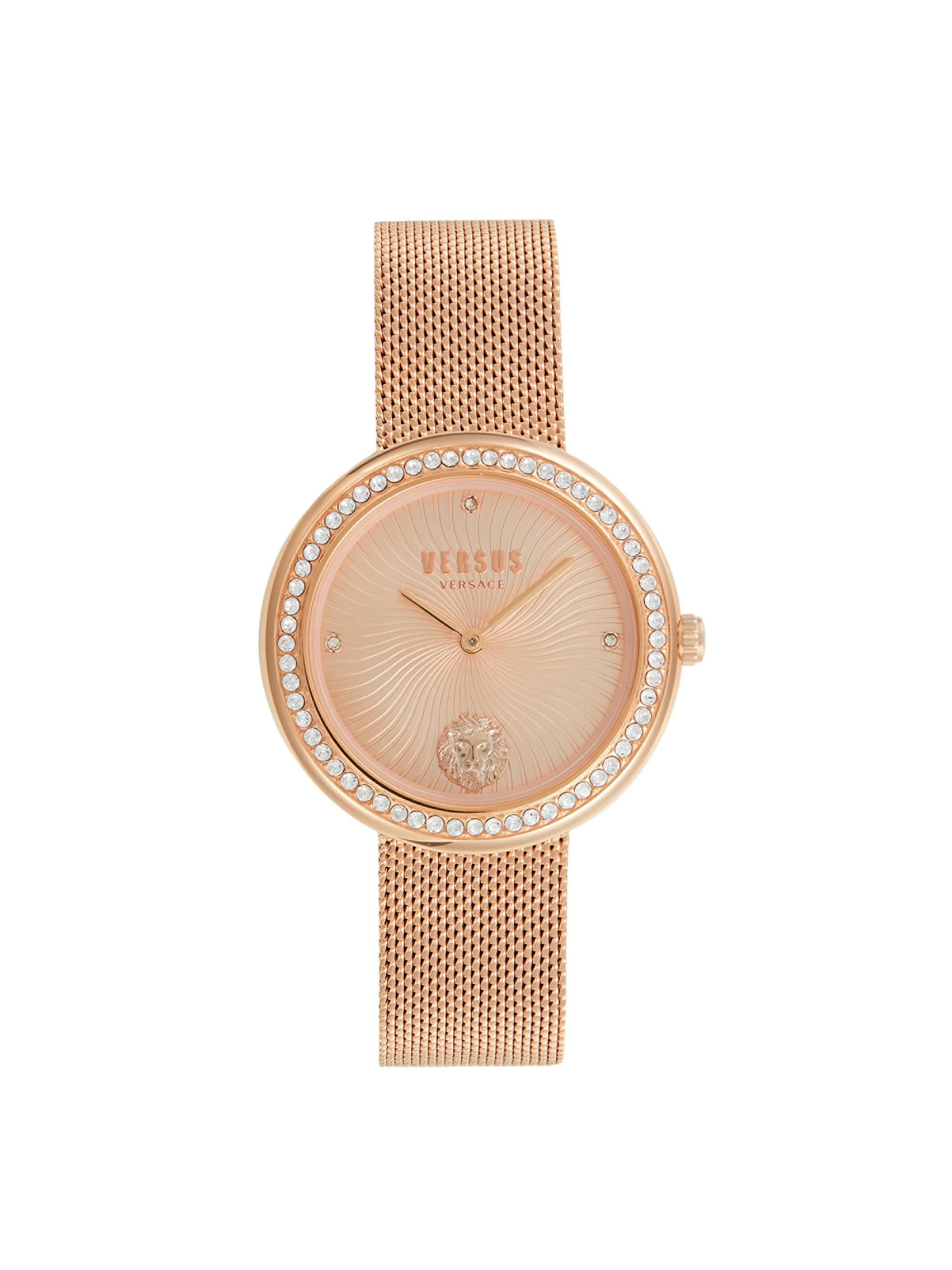 Click here for Versus Versace Womens 35MM Rose Goldtone Stainless... prices