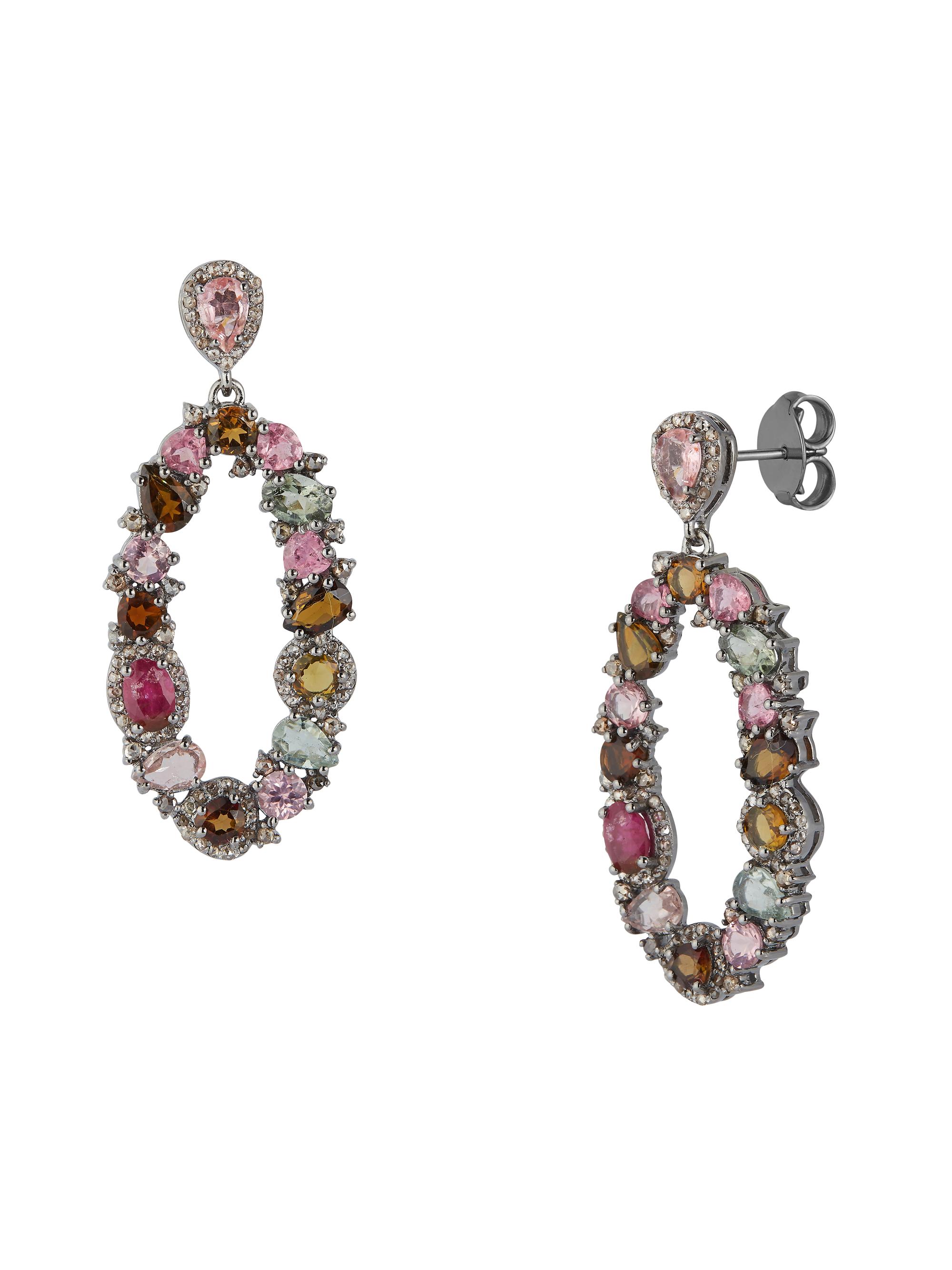 Click here for Banji Jewelry Womens Black Rhodium Plated Sterling... prices