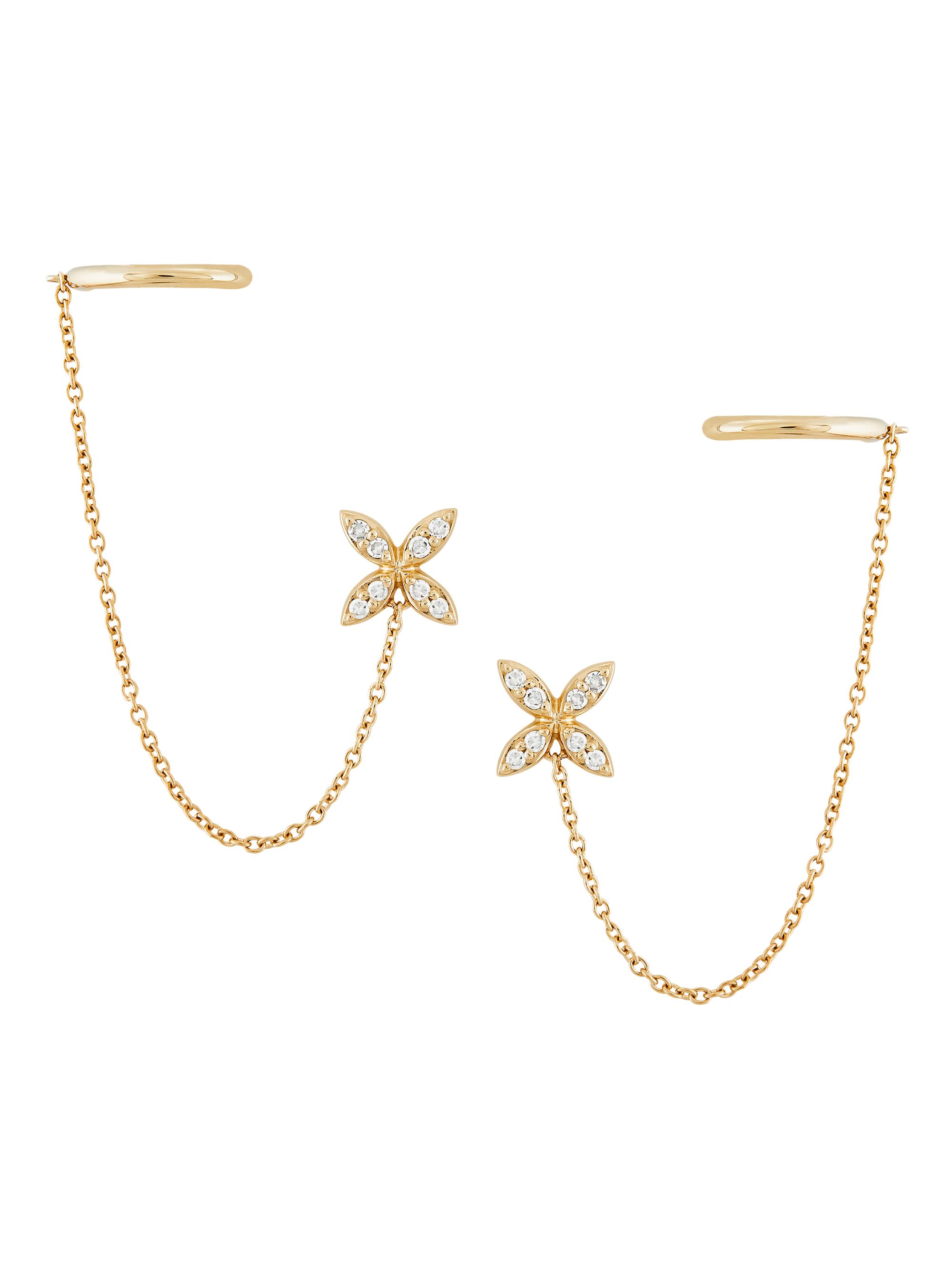 Click here for Saks Fifth Avenue Womens 14K Yellow Gold & 0 .10 T... prices