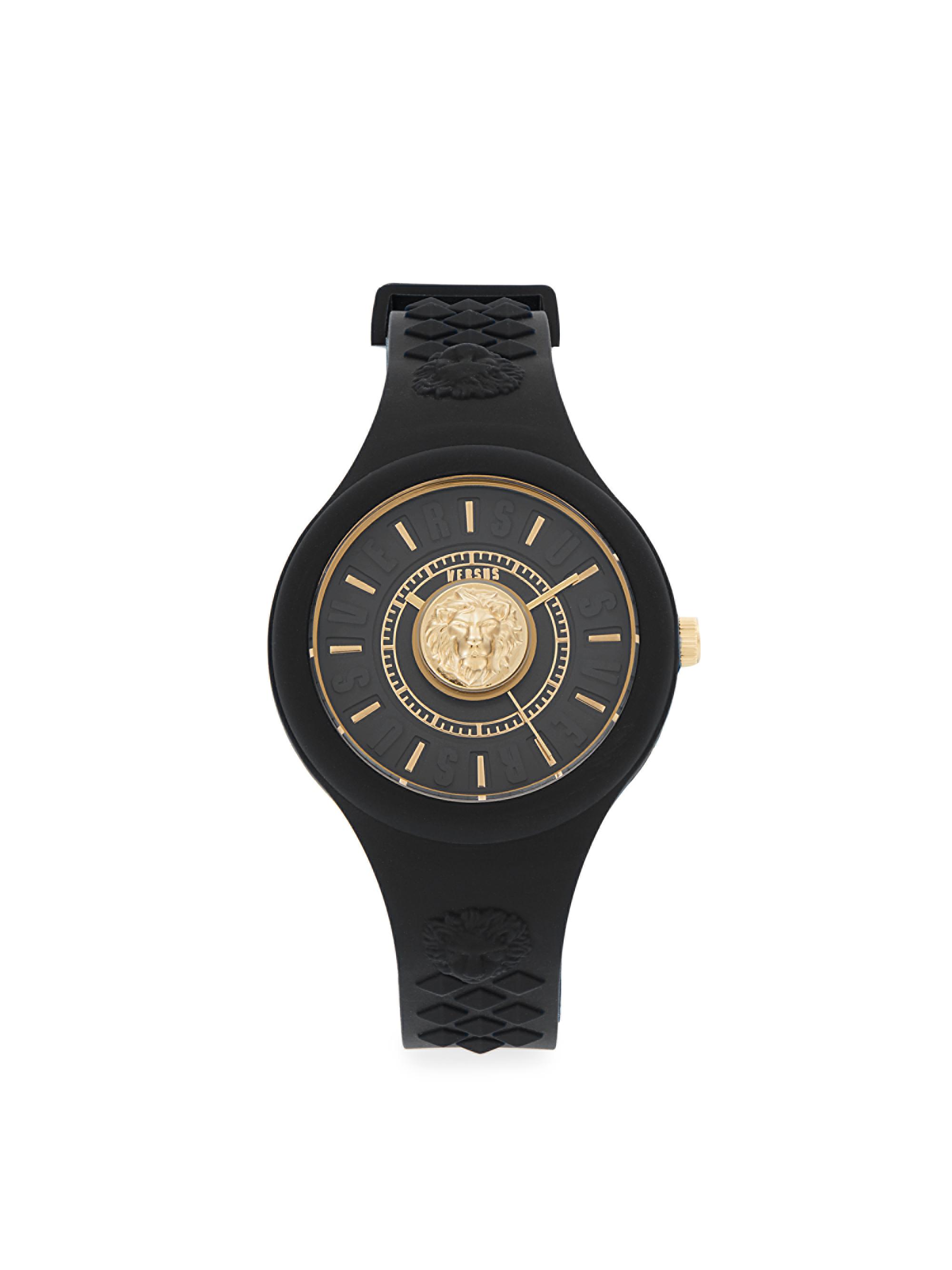 Click here for Versus Versace Womens 39MM Stainless Steel & Silic... prices