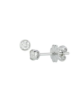 Nephora 14K White Gold & 0.2 TCW Diamond Stud Earrings on SALE | Saks ...