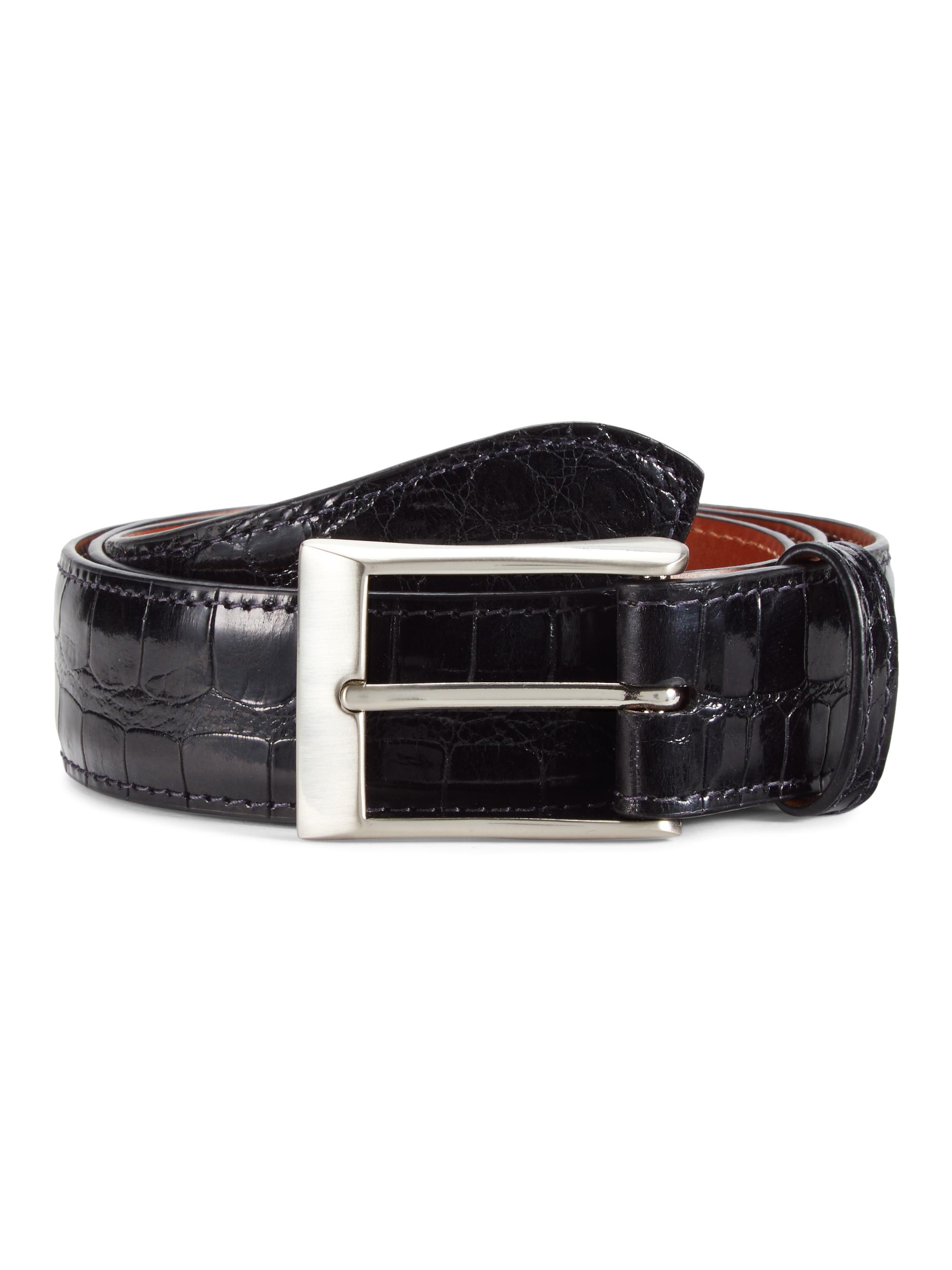 Click here for Saks Fifth Avenue Mens Genuine Alligator Leather L... prices