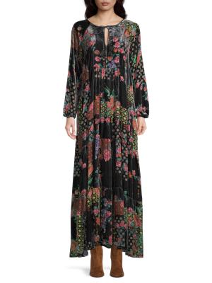 Johnny Was Rose Burnout Uma Dress on SALE | Saks OFF 5TH