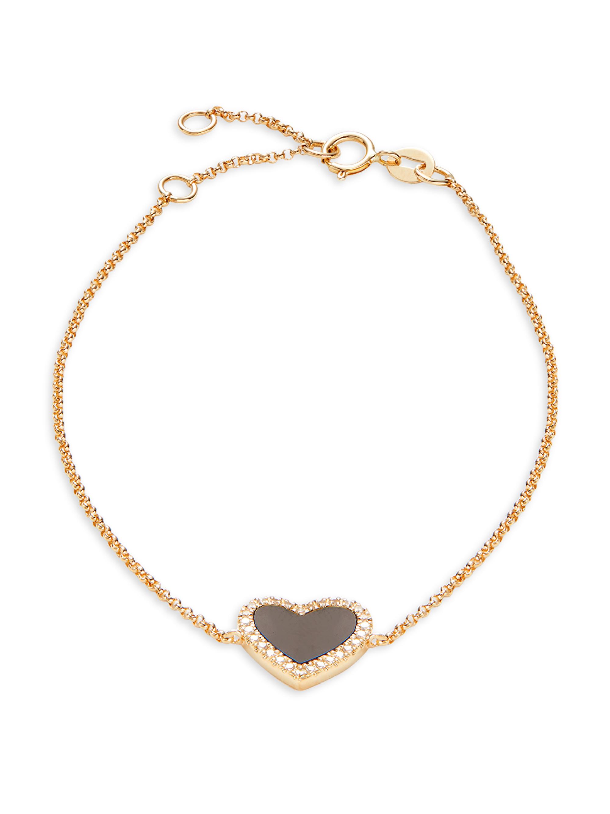 Click here for Effy Womens 14K Yellow Gold  0.09 TCW Diamond & On... prices