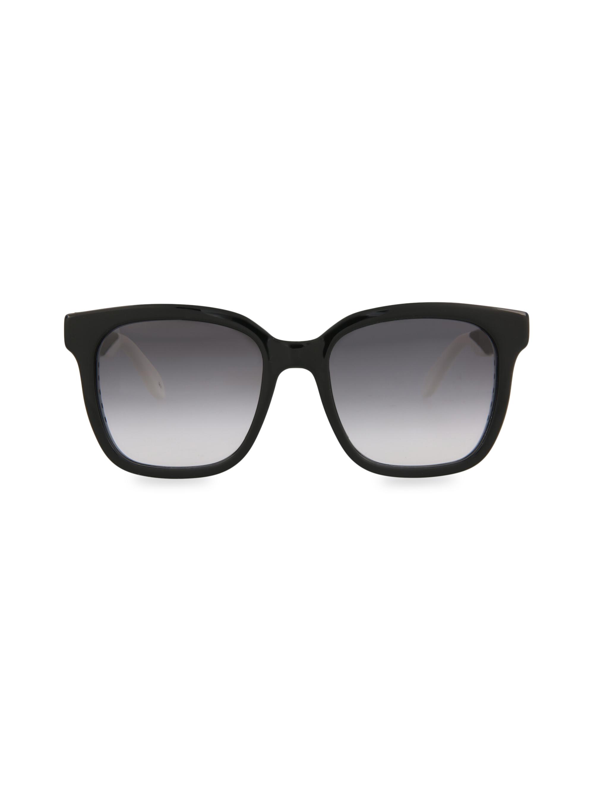 Click here for Mcqueen Womens 55MM Square Sunglasses - Black prices