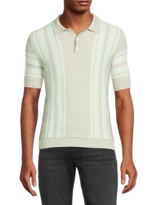 Max 'n Chester Racing Striped Knit Polo on SALE | Saks OFF 5TH