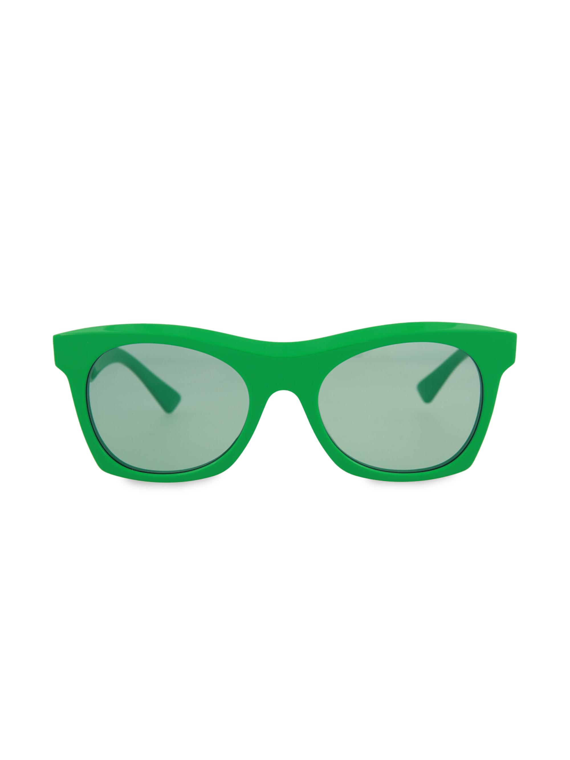 Click here for Bottega Veneta 54MM Square Sunglasses - Green prices