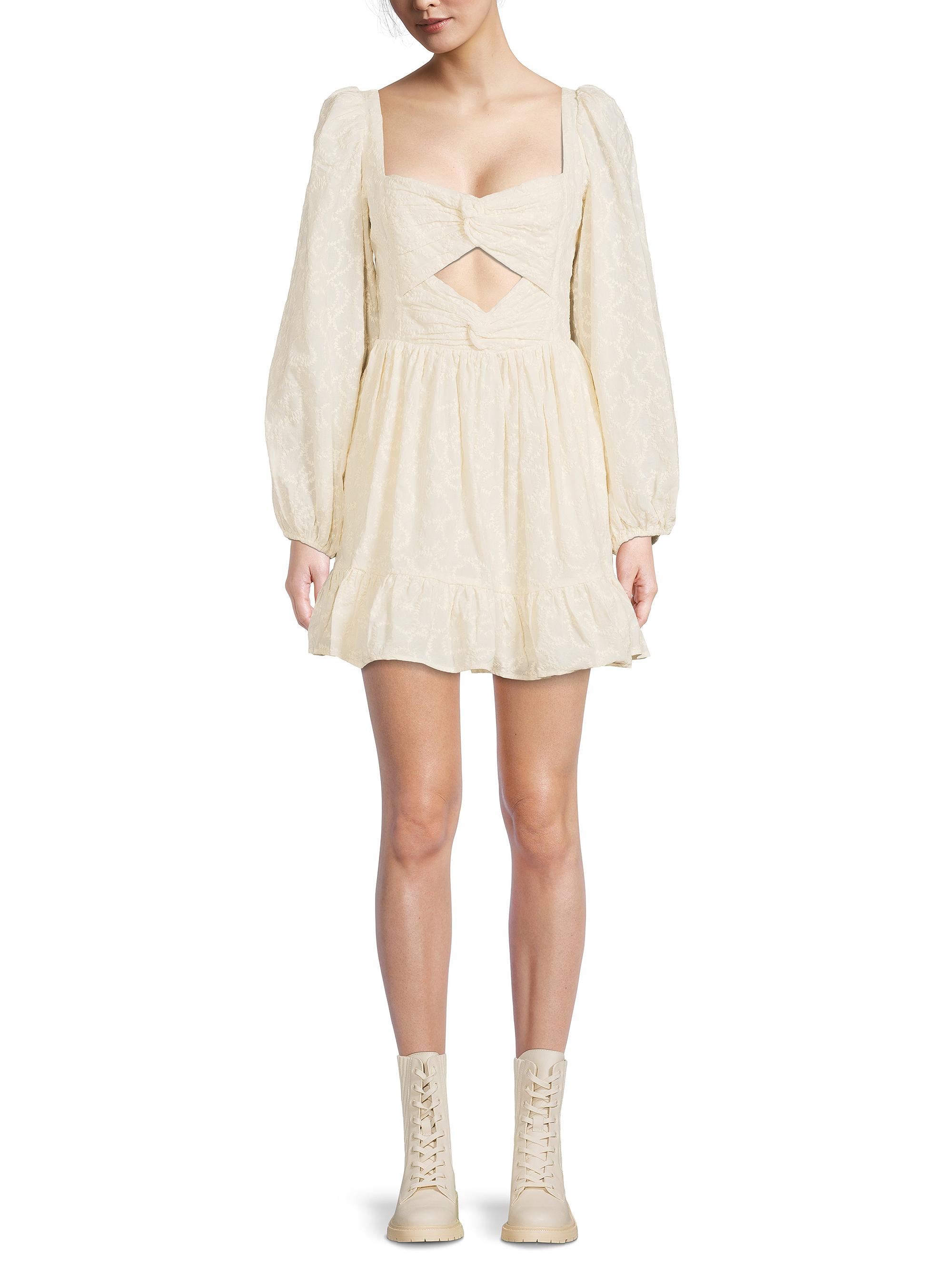 Click here for Amur Womens Aida Cutout Minidress - Beige - Size 8 prices