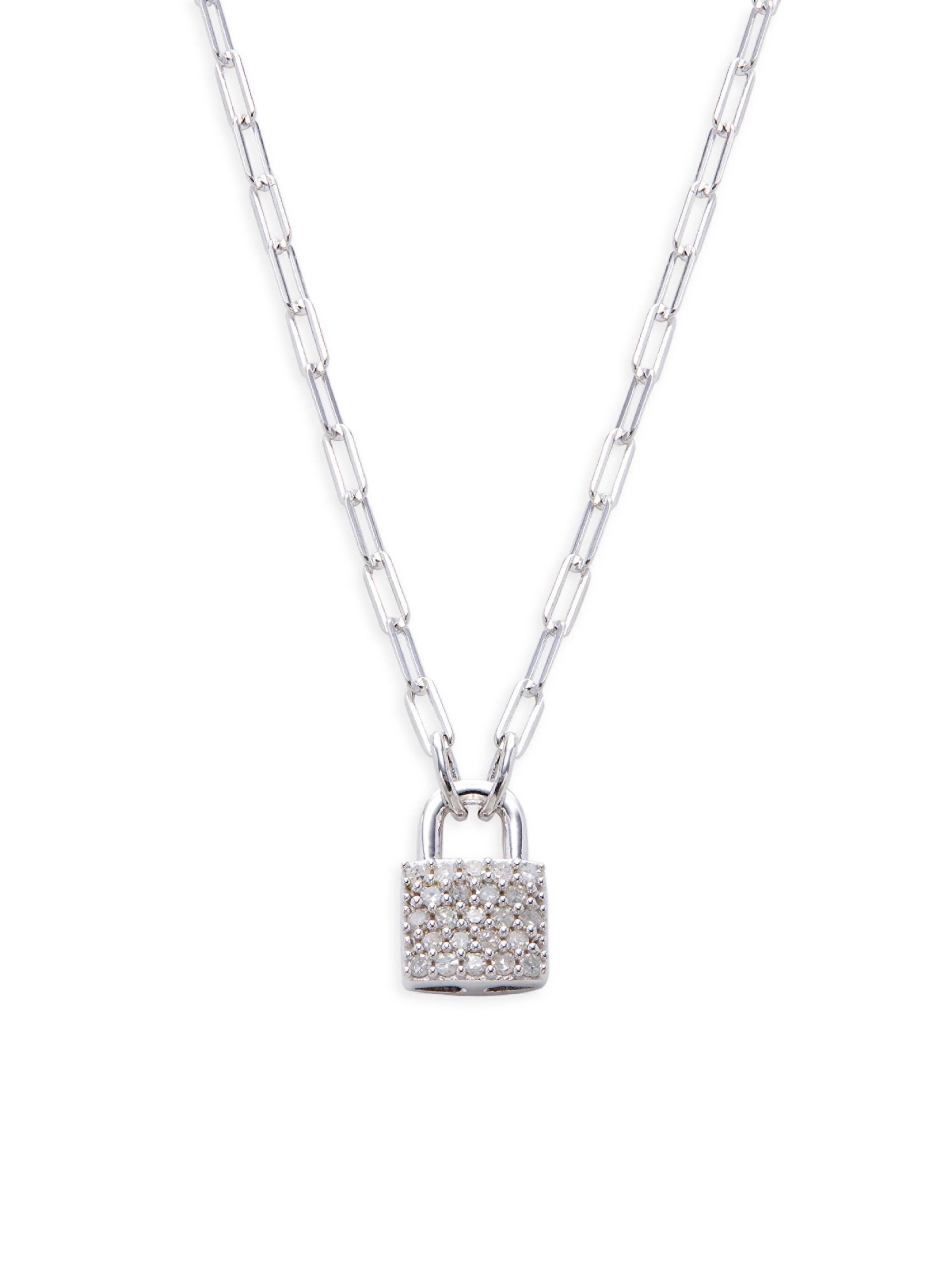 Click here for Effy Eny Womens Sterling Silver & 0.14 TCW Diamond... prices
