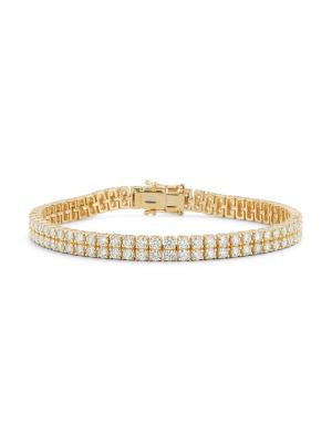 Nephora 14K Yellow Gold & 6.82 TCW Diamond Tennis Bracelet on SALE ...
