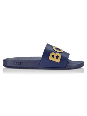 BOSS Bay Logo Slides on SALE | Saks OFF 5TH