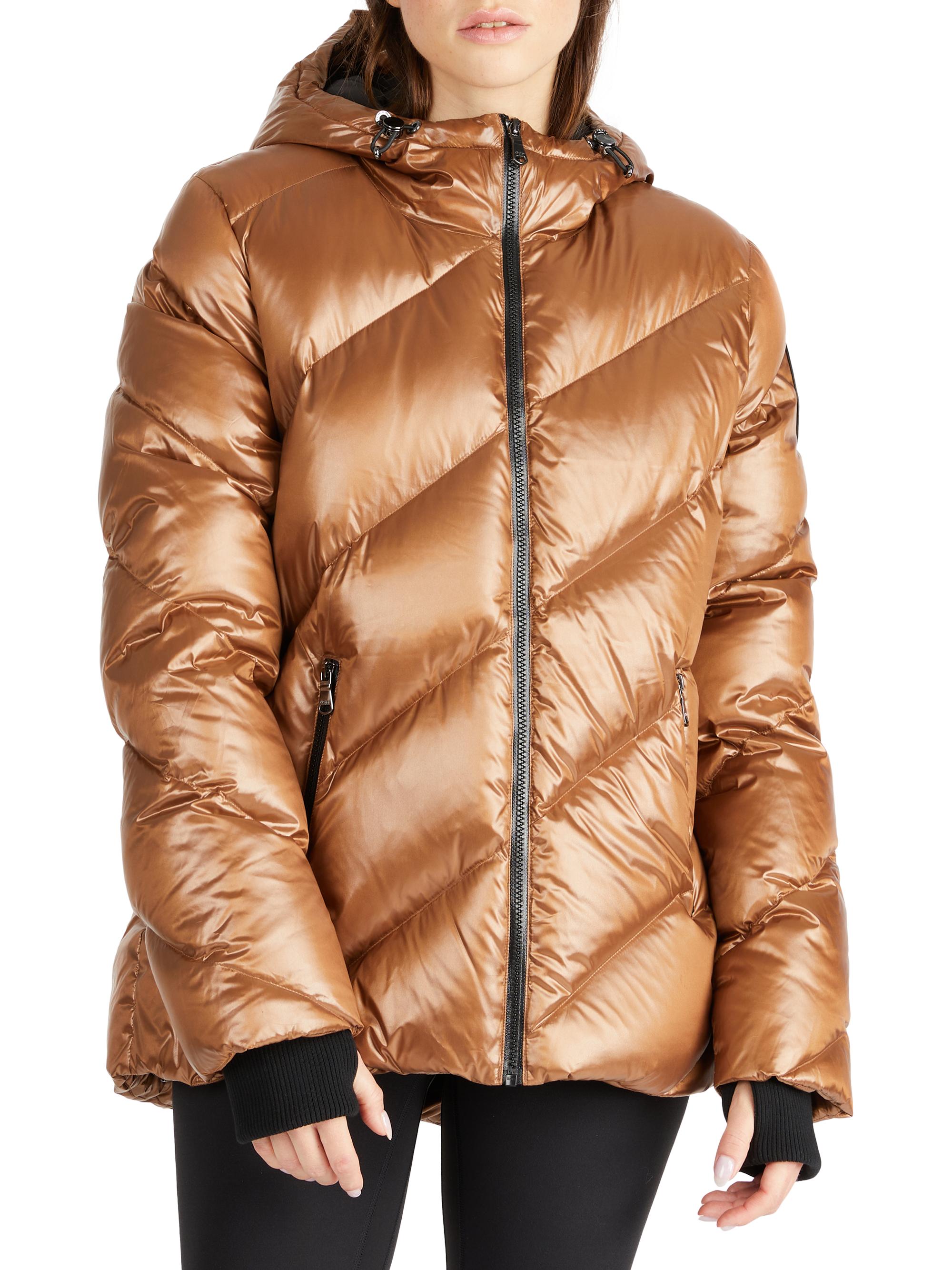 Pajar Womens Quilted Duck Down Puffer Jacket - Copper - Size S
